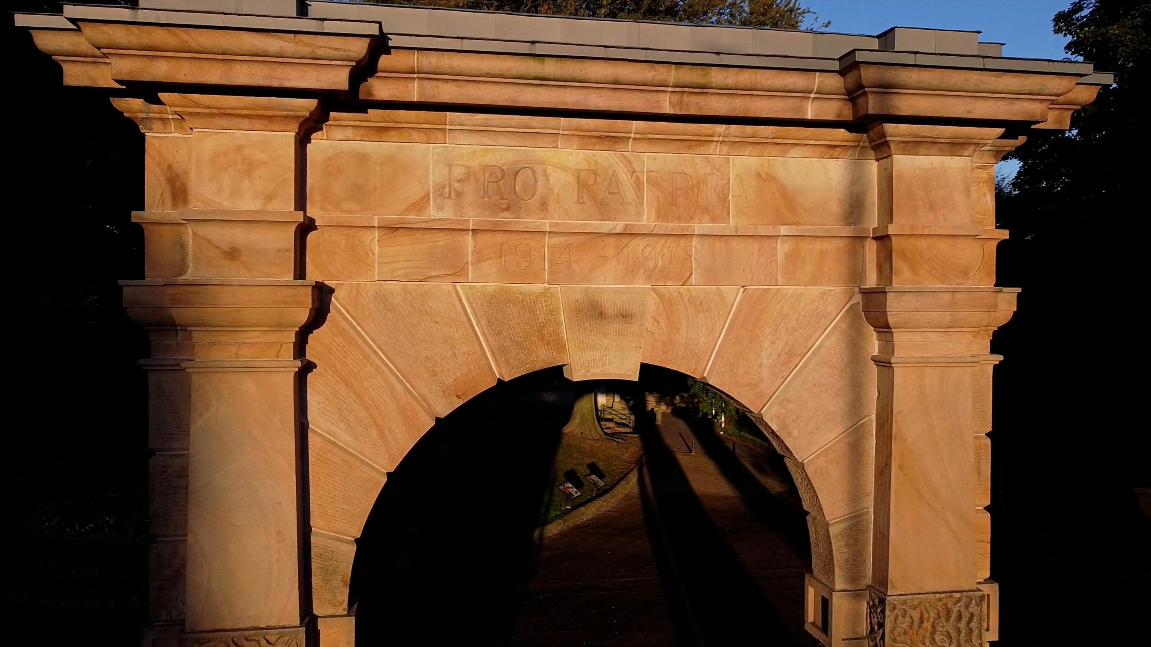 View of Arched Gate in Park Free Stock Video Footage, Royalty-Free 4K ...