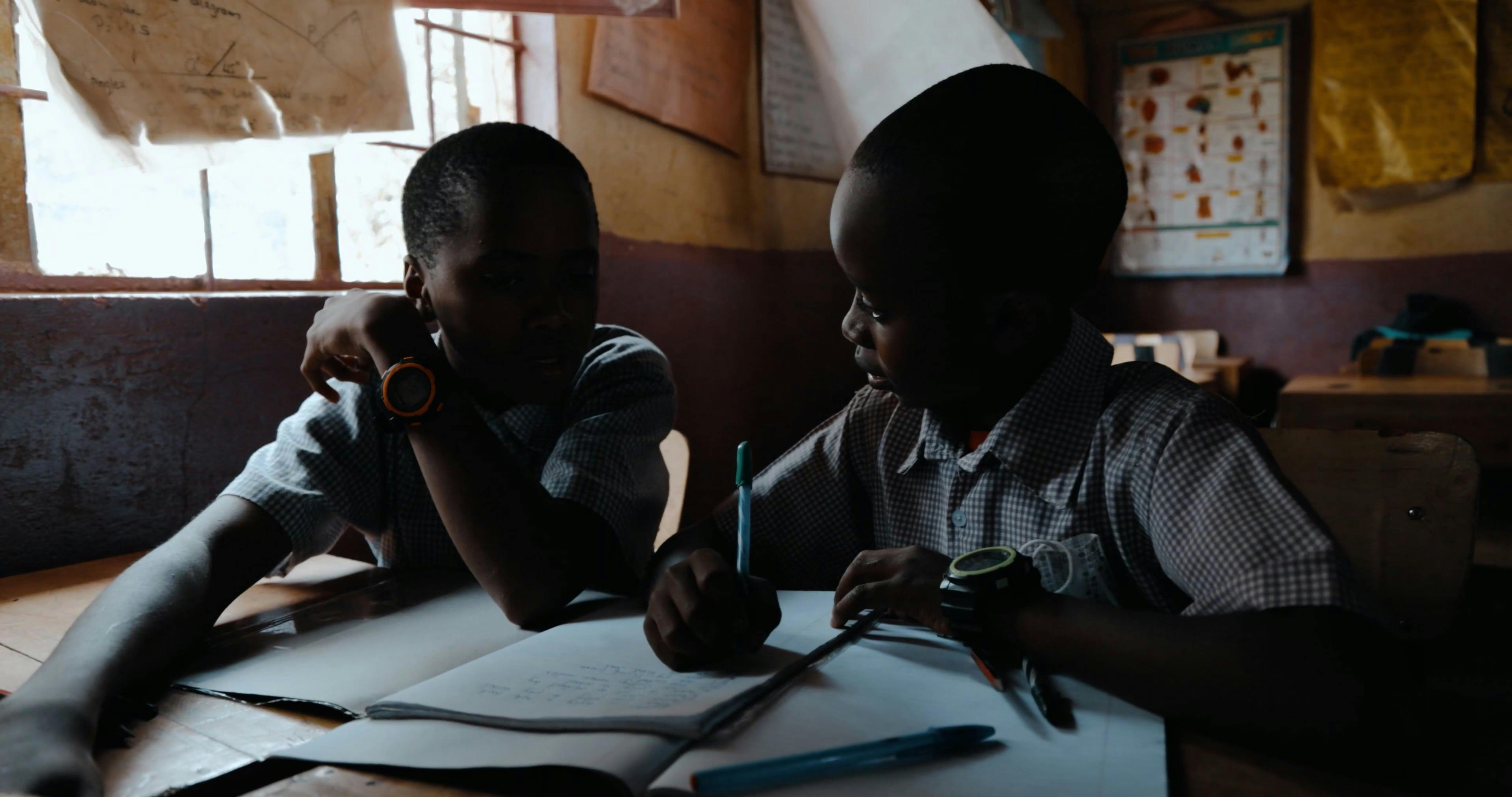 Two Schoolboys in Classroom · Free Stock Video