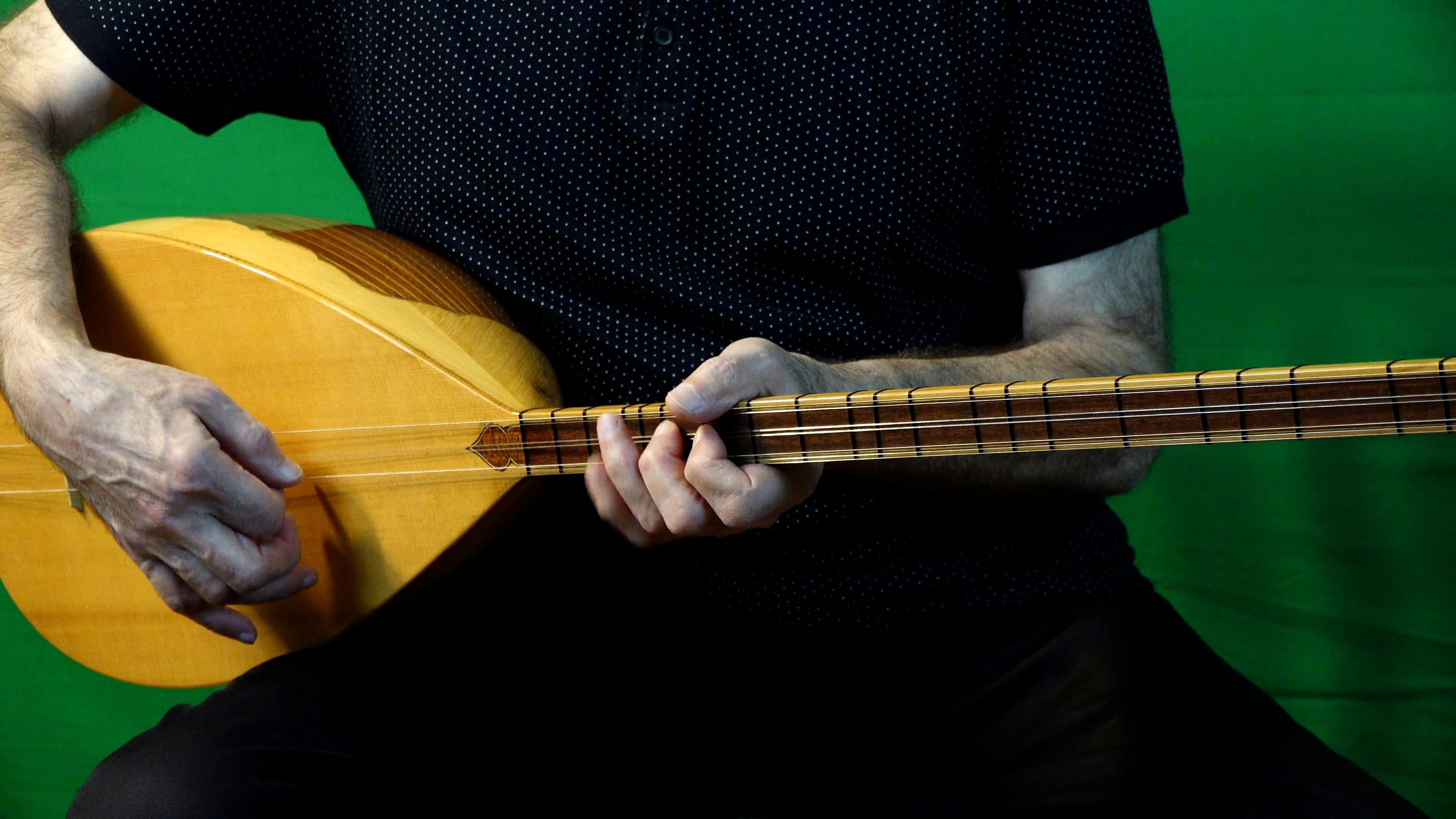 Man Playing Baglama Instrument Free Stock Video Footage, Royalty-Free ...