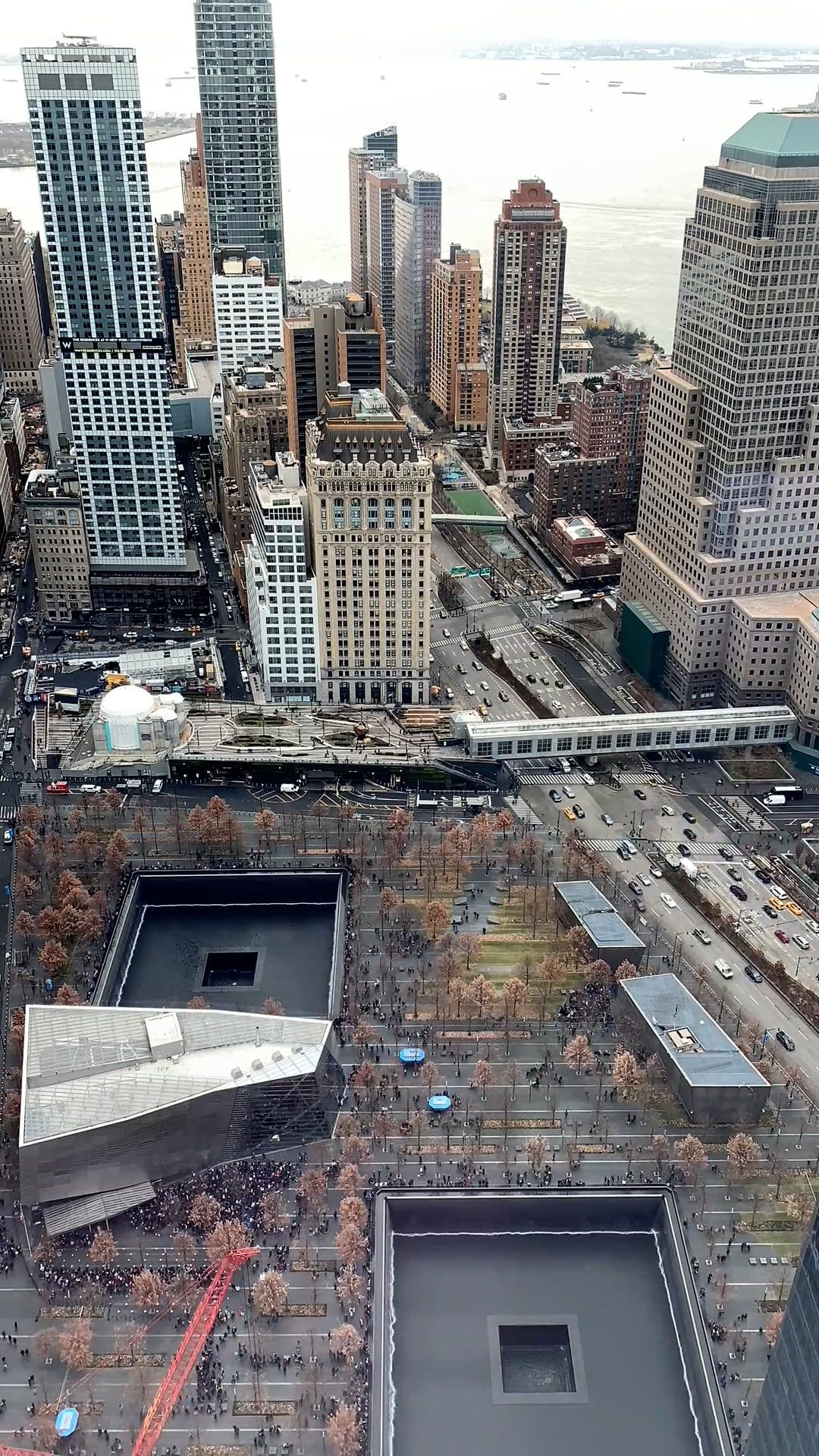 High Angle View of One World Trade Center · Free Stock Video