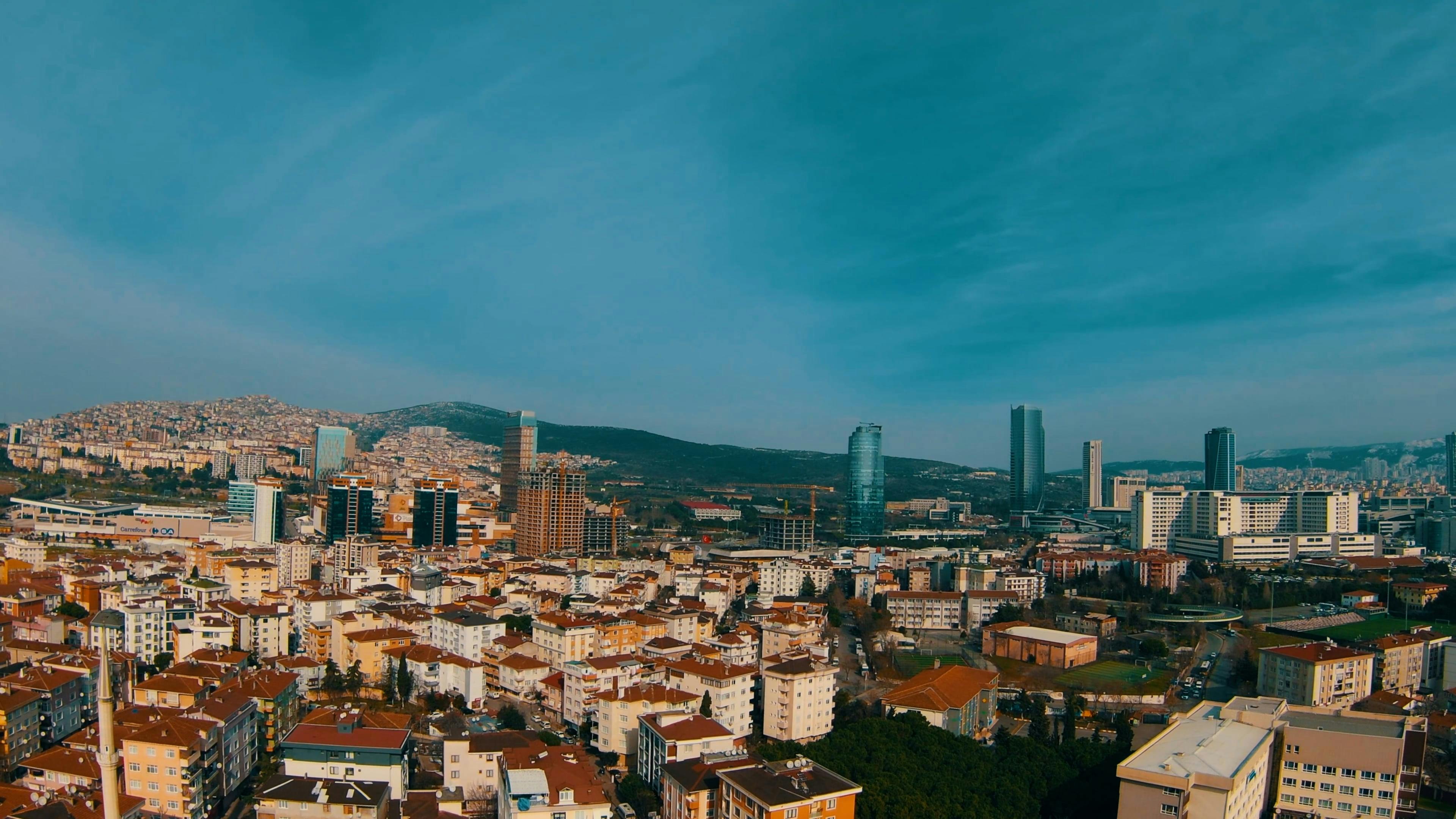 Aerial View on Pyramids in Cairo · Free Stock Video