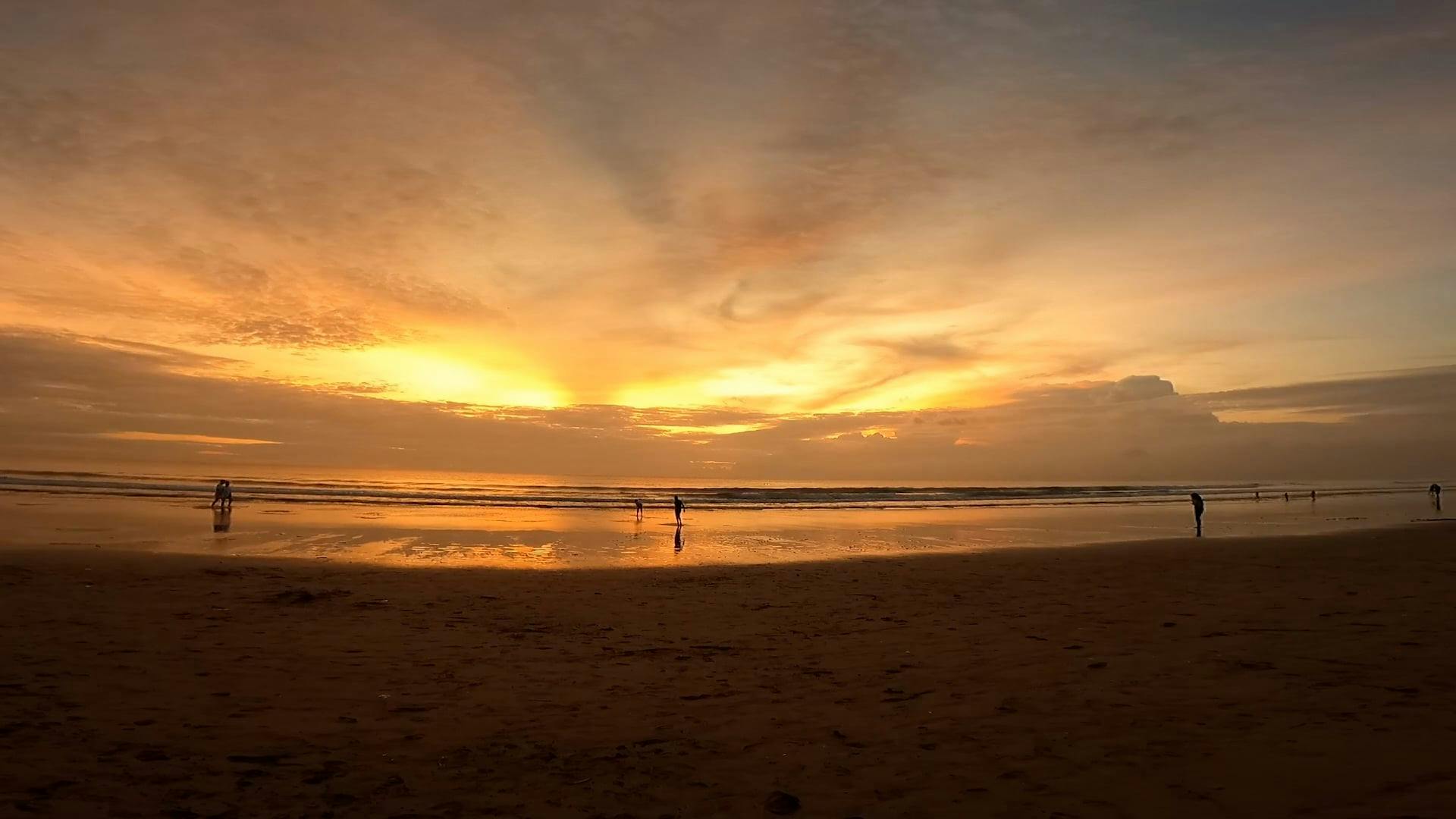 Serene Beach Sunset with Boats Gently Swaying Free Stock Video Footage, Royalty-Free 4K & HD ...