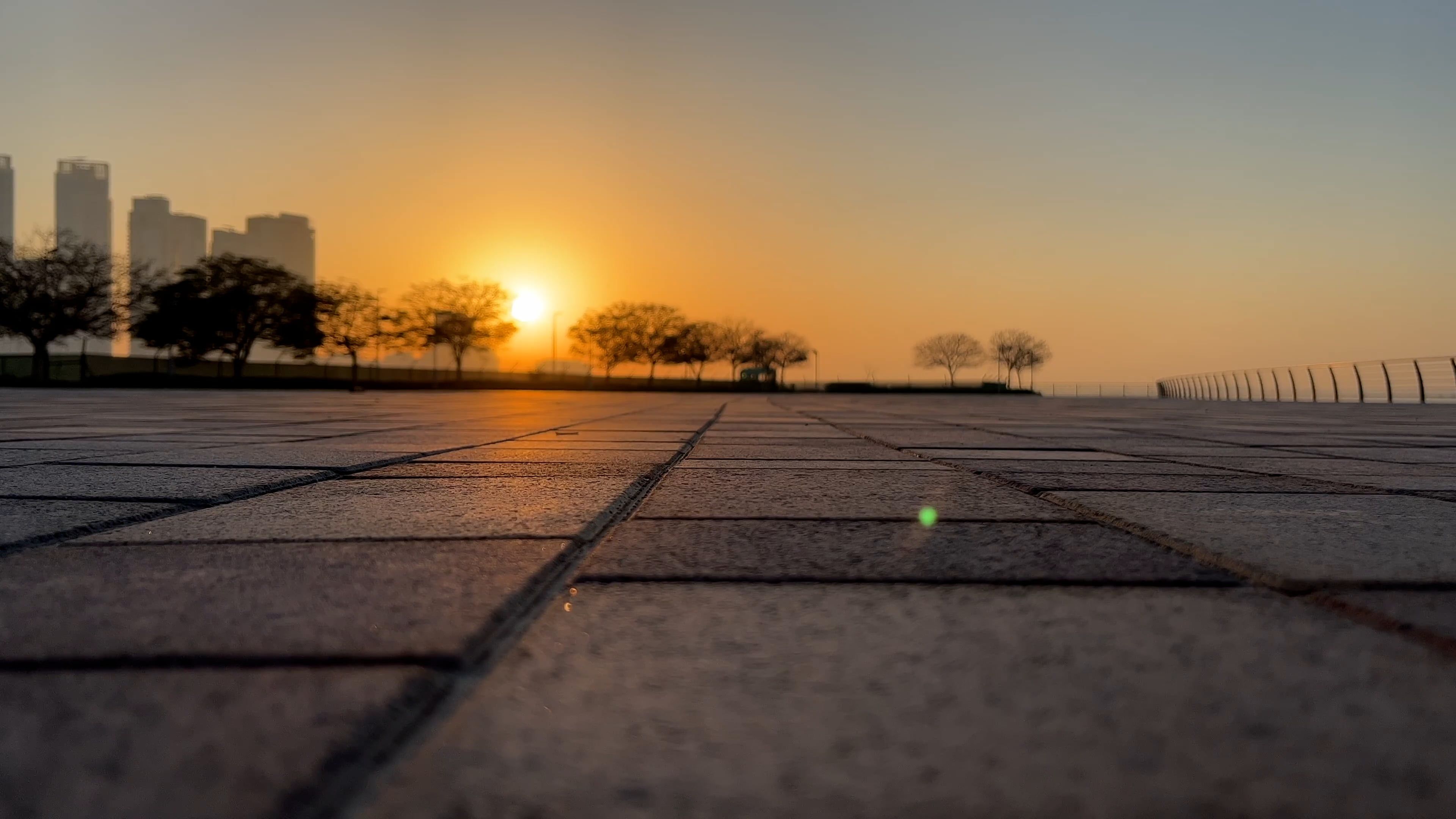 Man Walking on Sidewalk during Sunrise Free Stock Video Footage ...