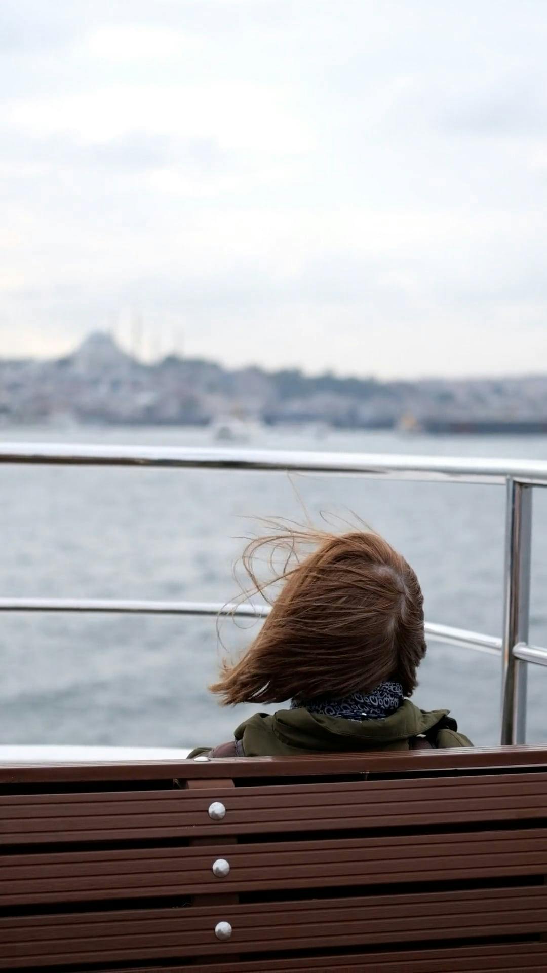 Wind Tousling Womans Hair during Cruise Free Stock Video Footage ...