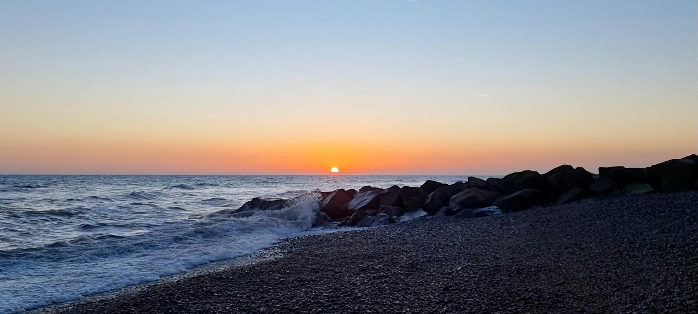 Sunset over Barren Beach Free Stock Video Footage, Royalty-Free 4K & HD ...