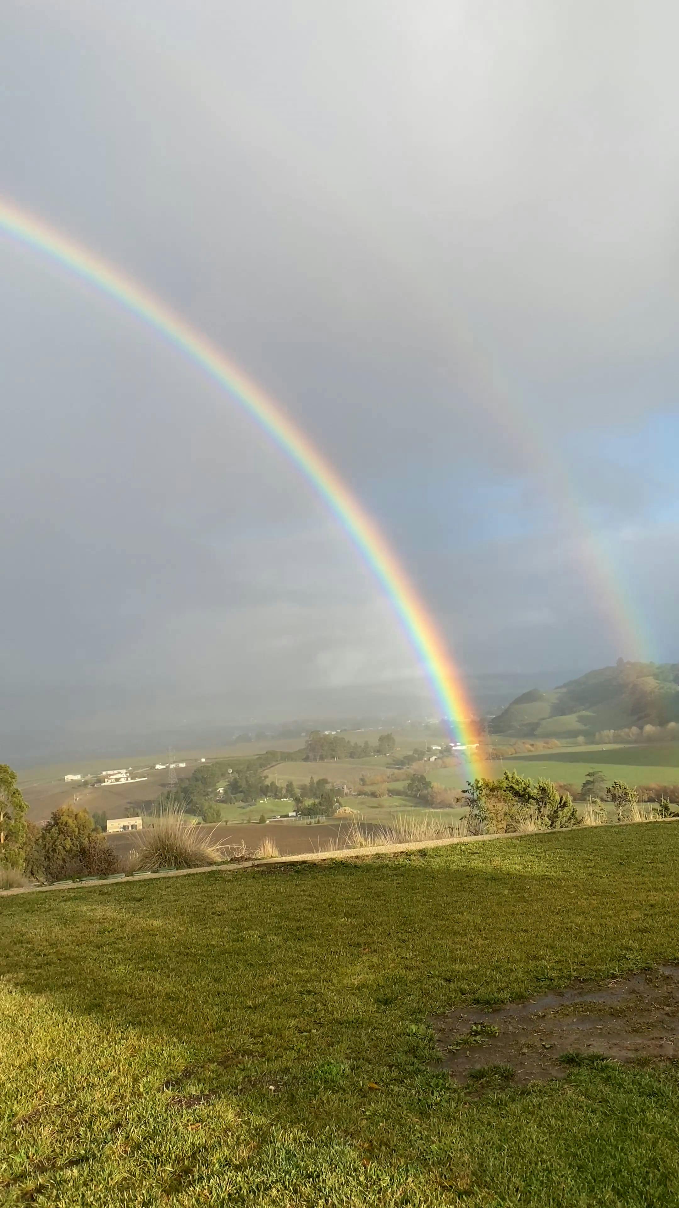 Double Rainbow on Sky · Free Stock Video