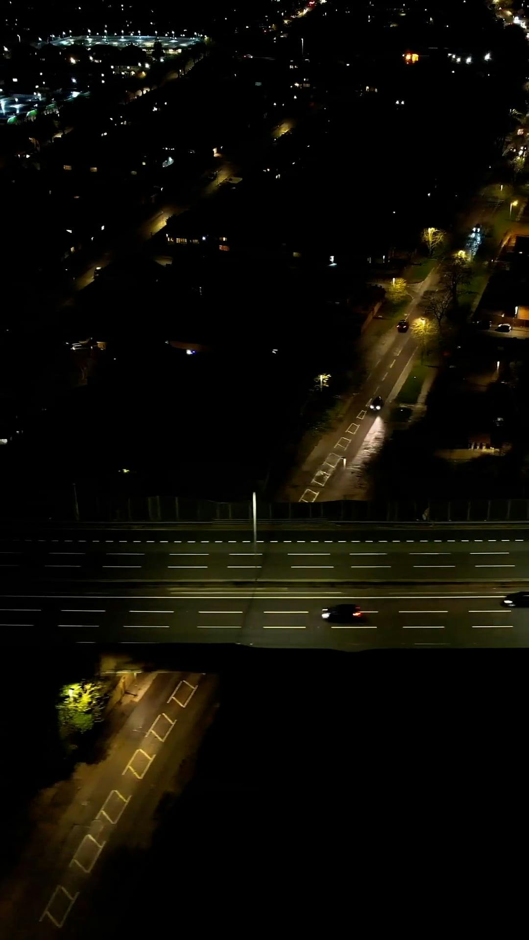 Traffic on Road in City at Night Free Stock Video Footage, Royalty-Free ...