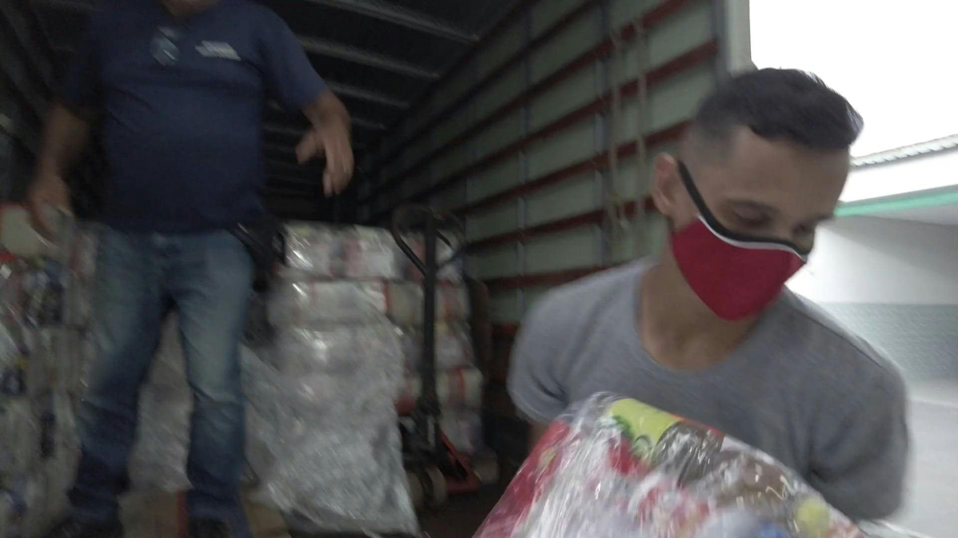 Man Throwing Packages from Truck Free Stock Video Footage, Royalty-Free ...