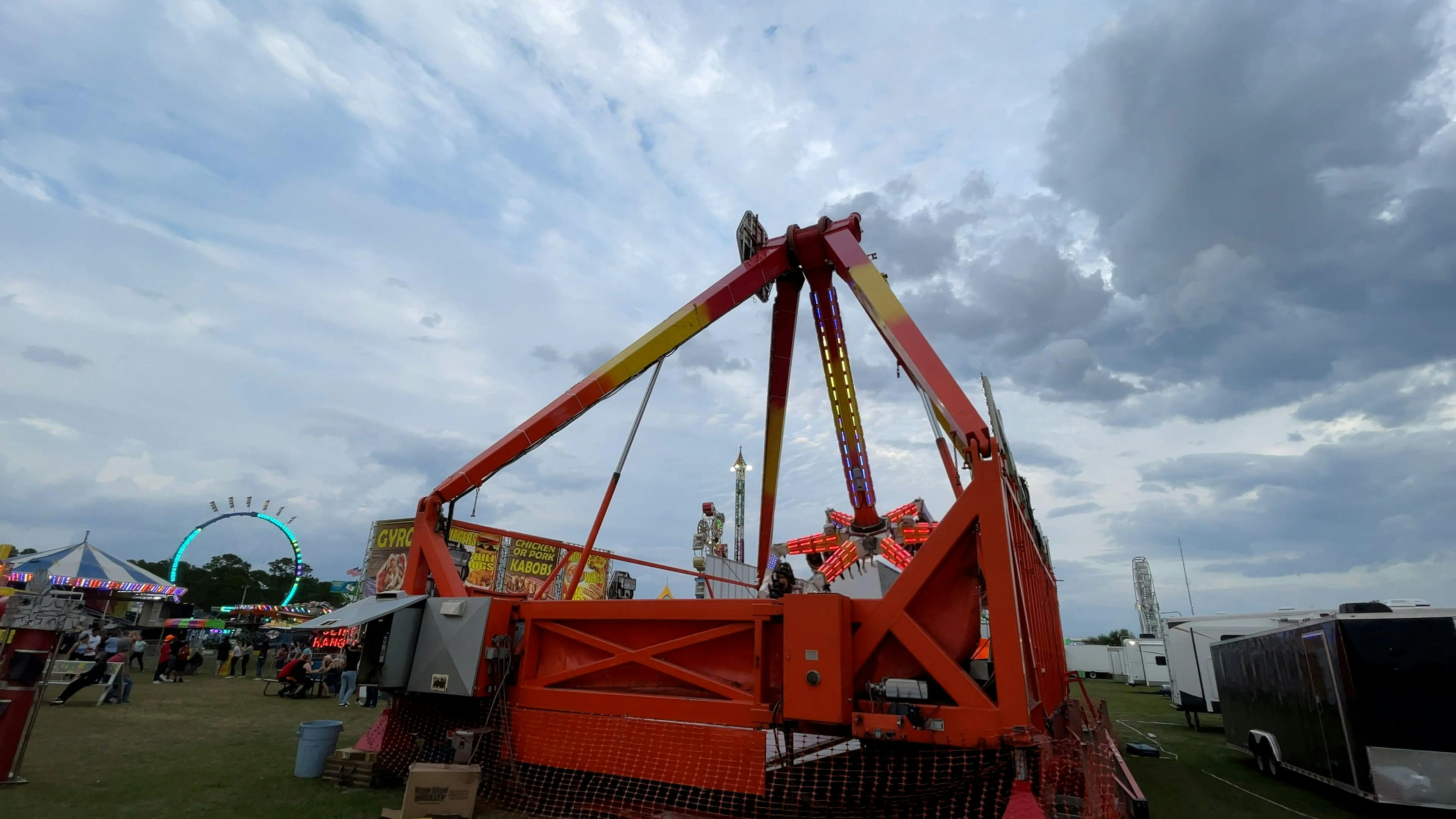 Amusment Ride on Carnival · Free Stock Video