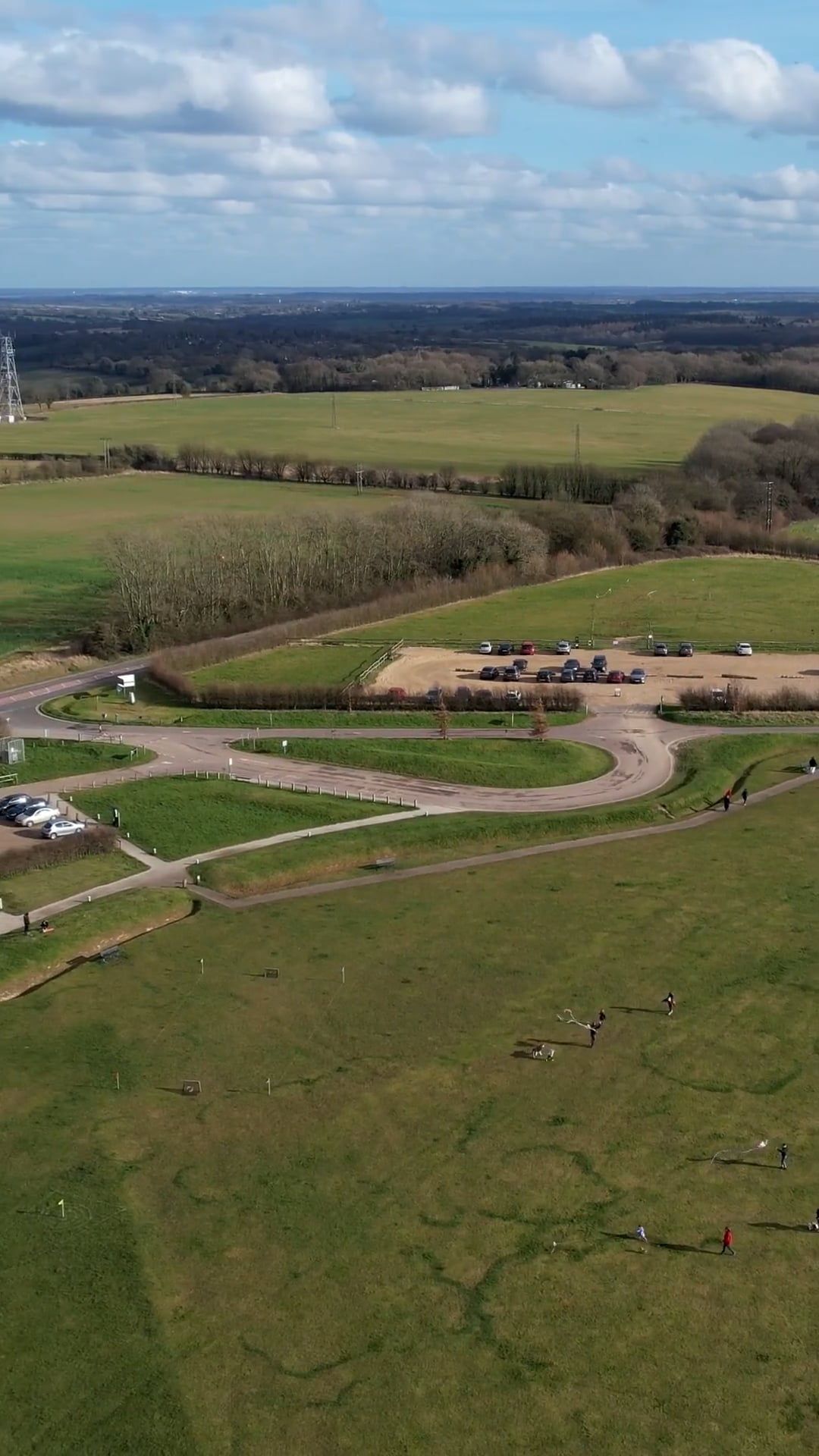 Drone Footage of Grass Airfield Free Stock Video Footage, Royalty-Free ...