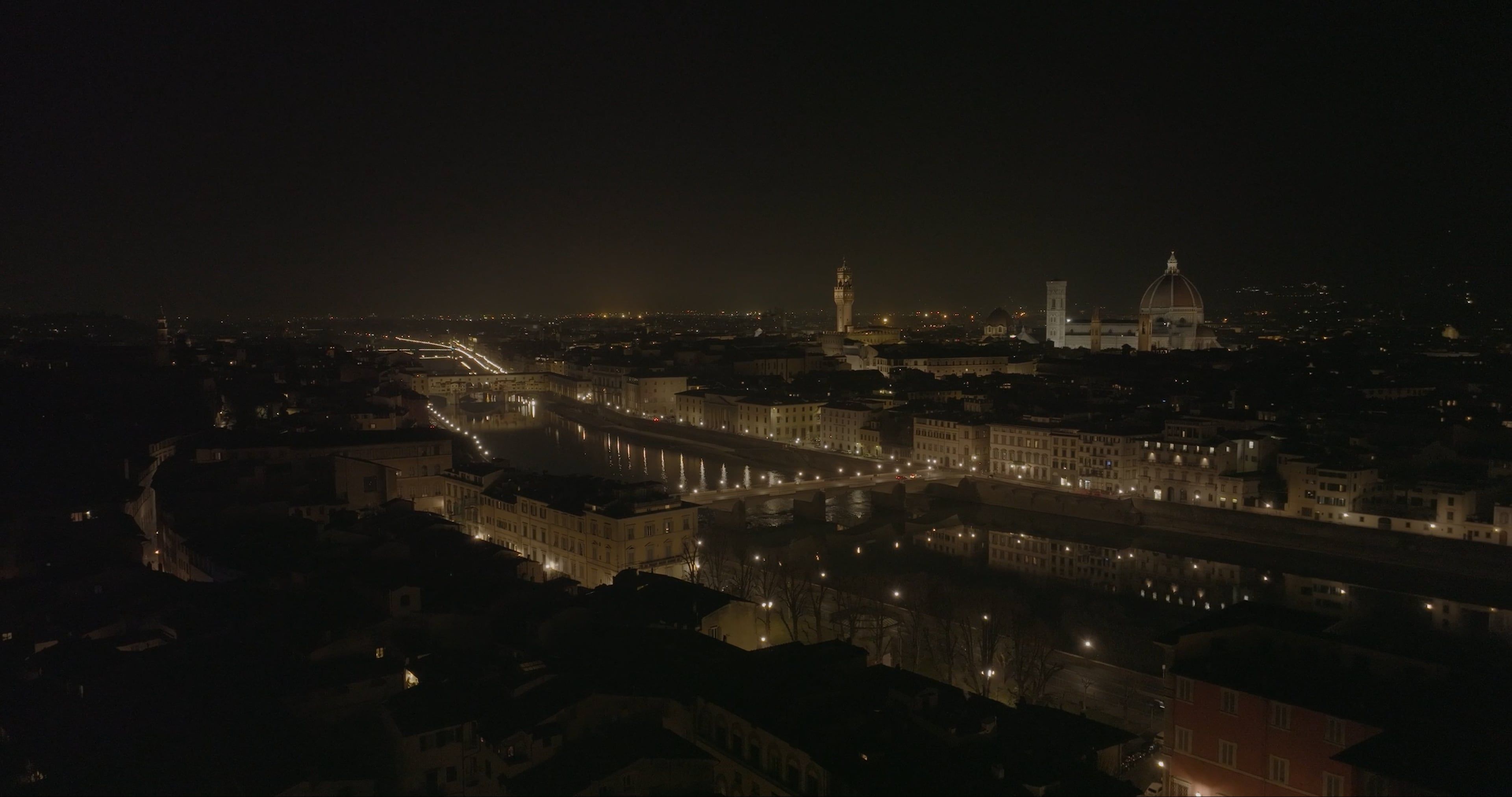 Drone Footage of Cathedral in Florence Free Stock Video Footage ...