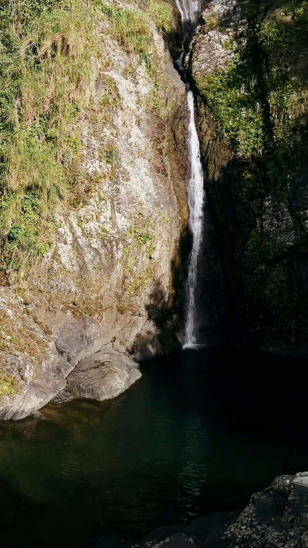 Vertical Video of Waterfall