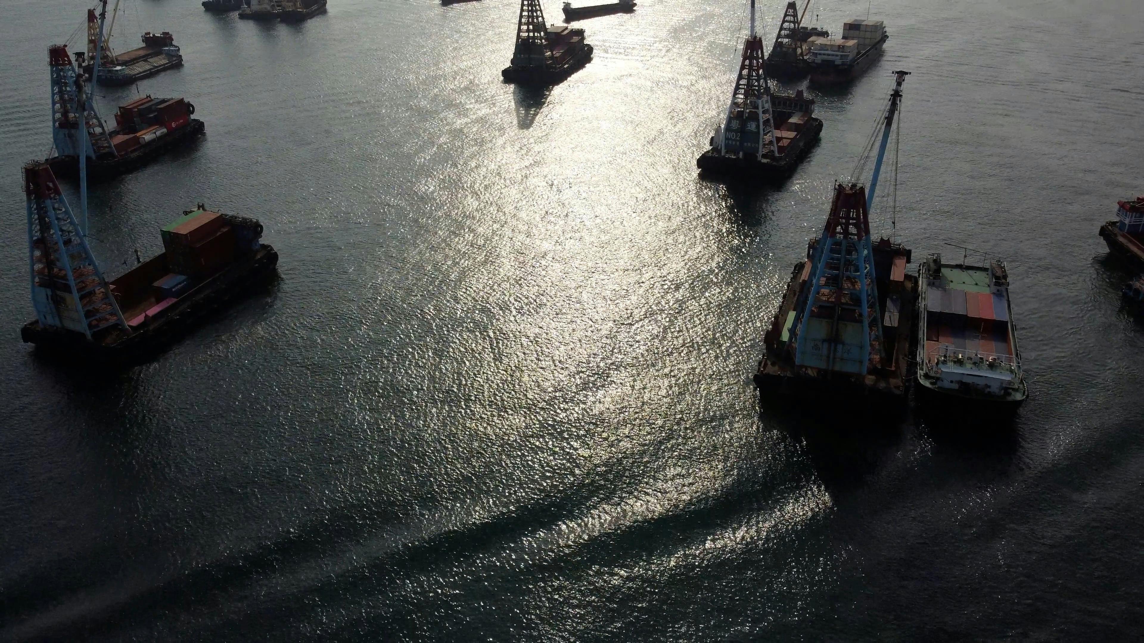 Floating Oil Platforms off Shore Free Stock Video Footage, Royalty-Free ...