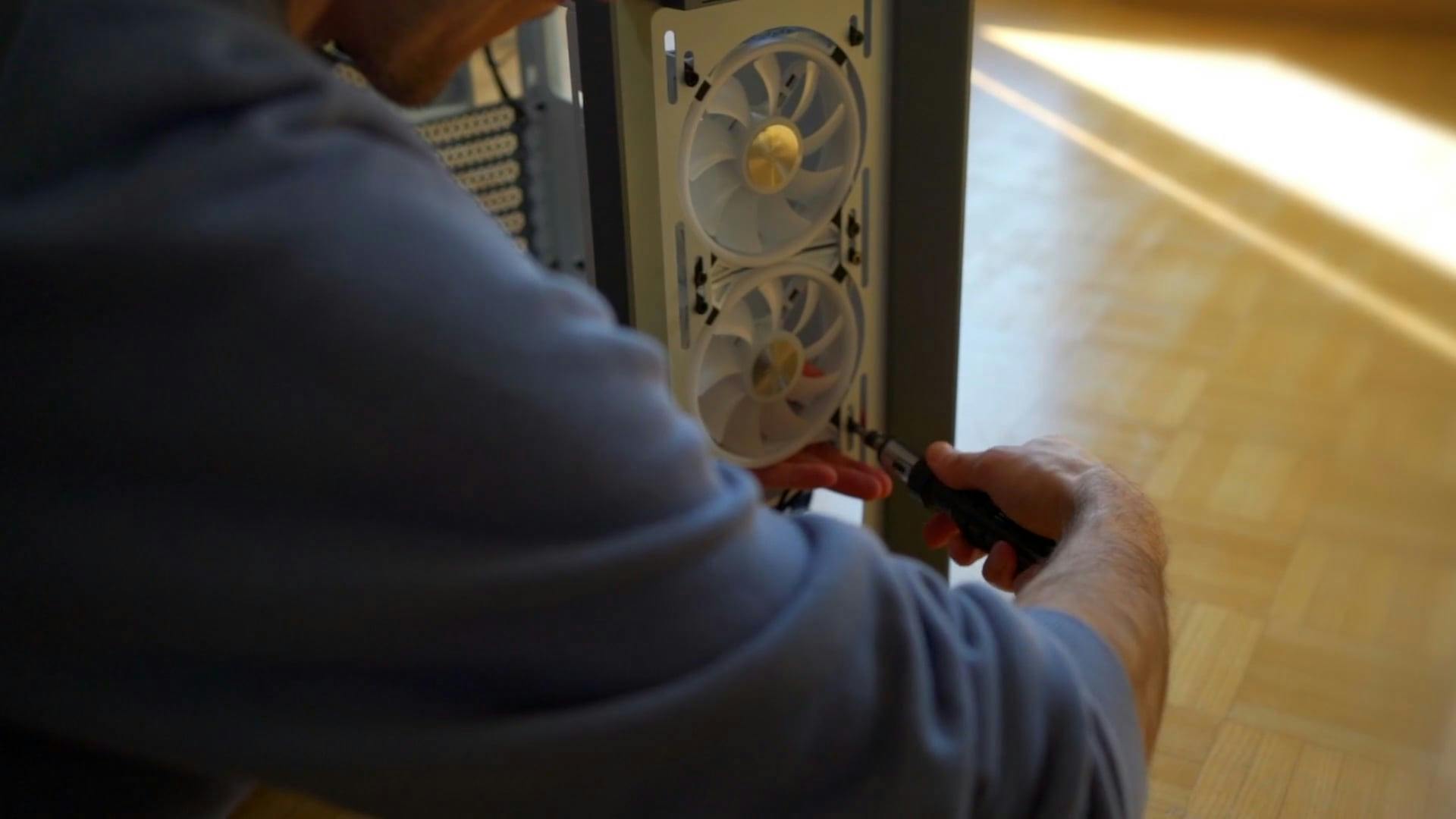 A Person Building a PC · Free Stock Video