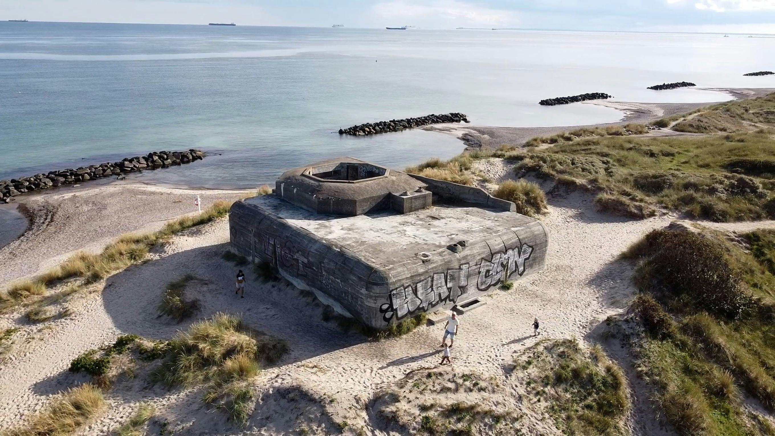 Abandoned Bunker in Denmark Free Stock Video Footage, Royalty-Free 4K ...