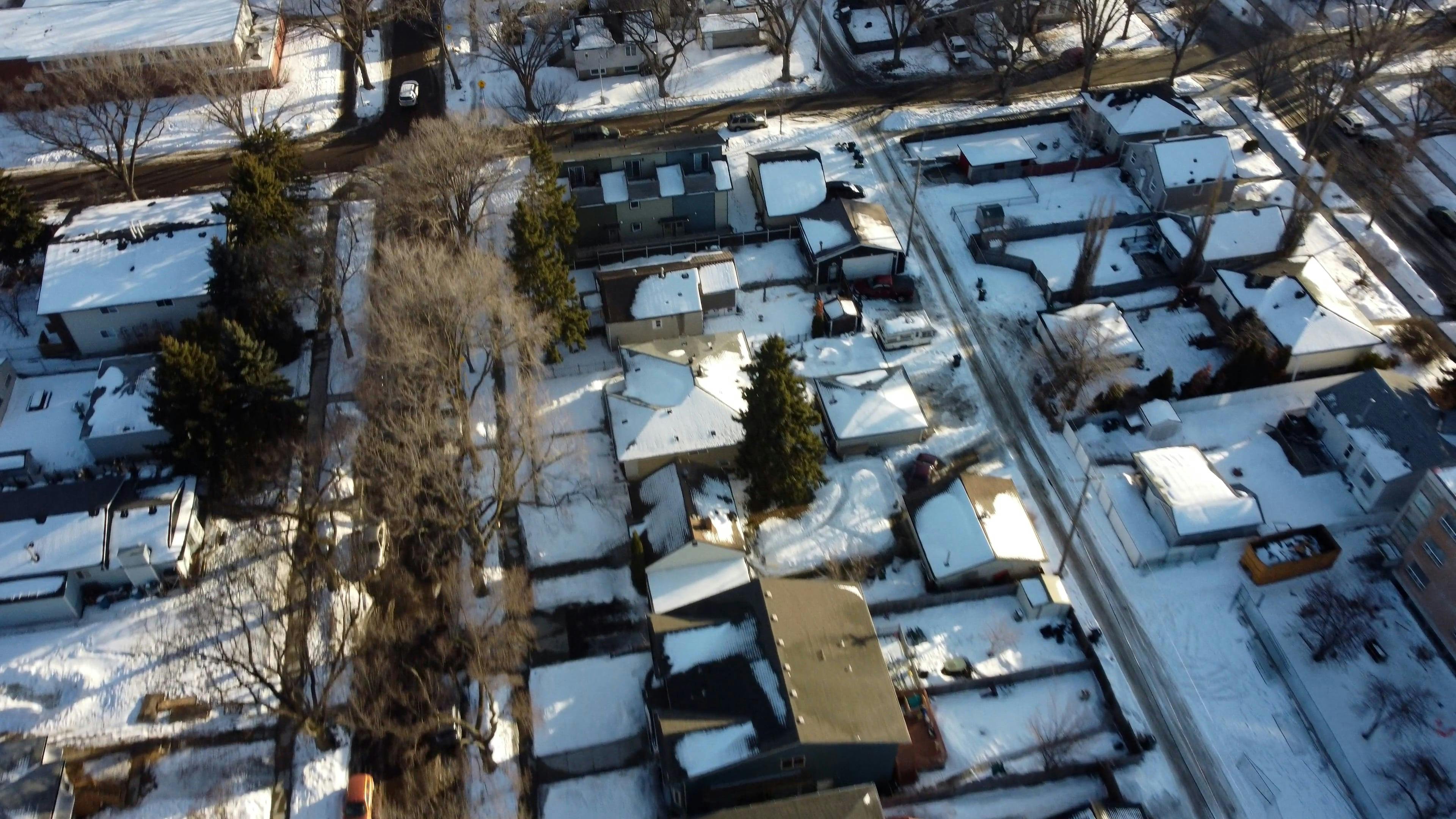 Drone House in the Suburbs Free Stock Video Footage, Royalty-Free 4K ...