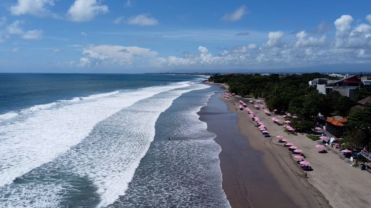 Sea Waves on Beach on Bali Free Stock Video Footage, Royalty-Free 4K ...