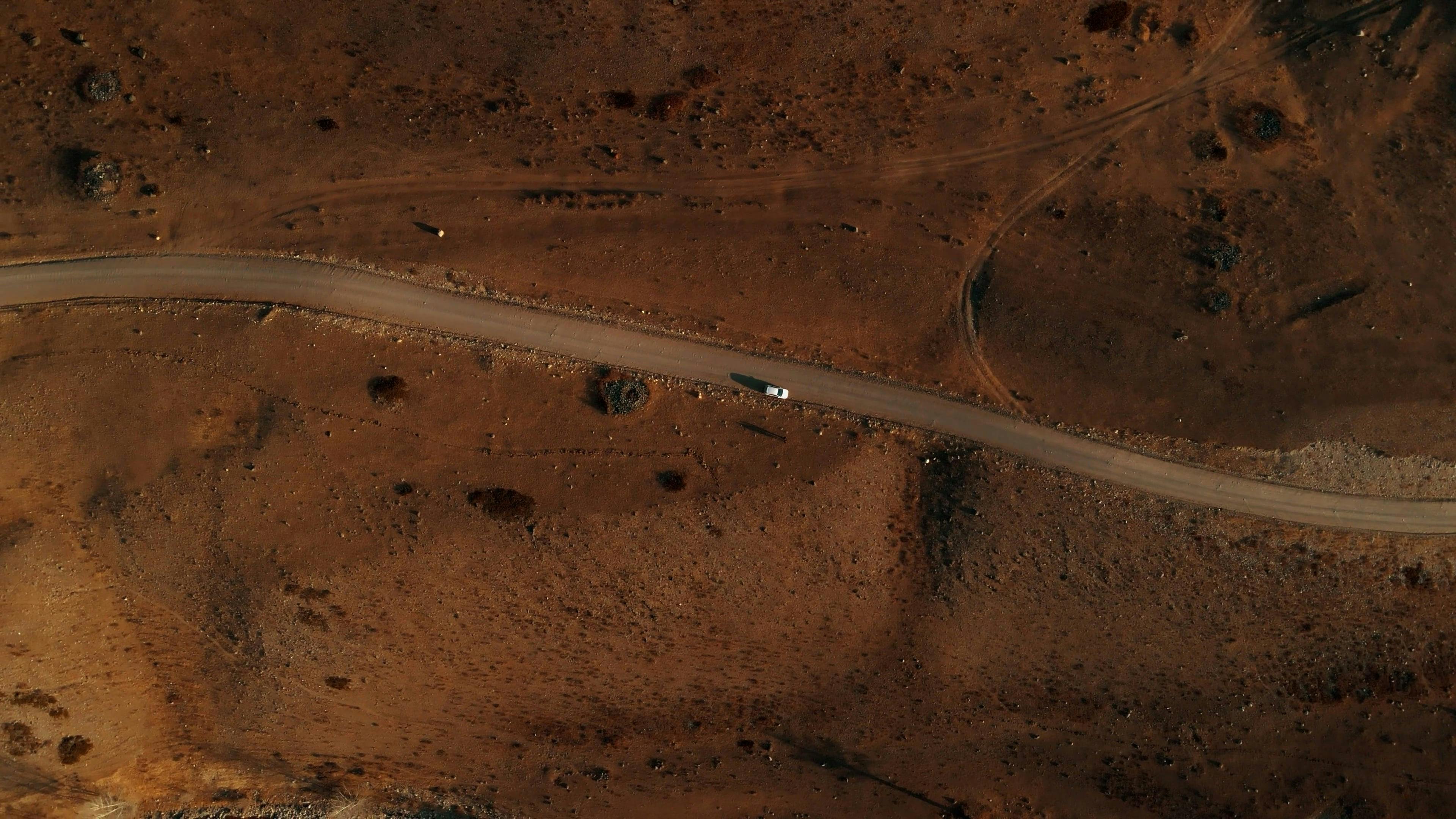 Drone Footage of a Cars Convoy Free Stock Video Footage, Royalty-Free ...