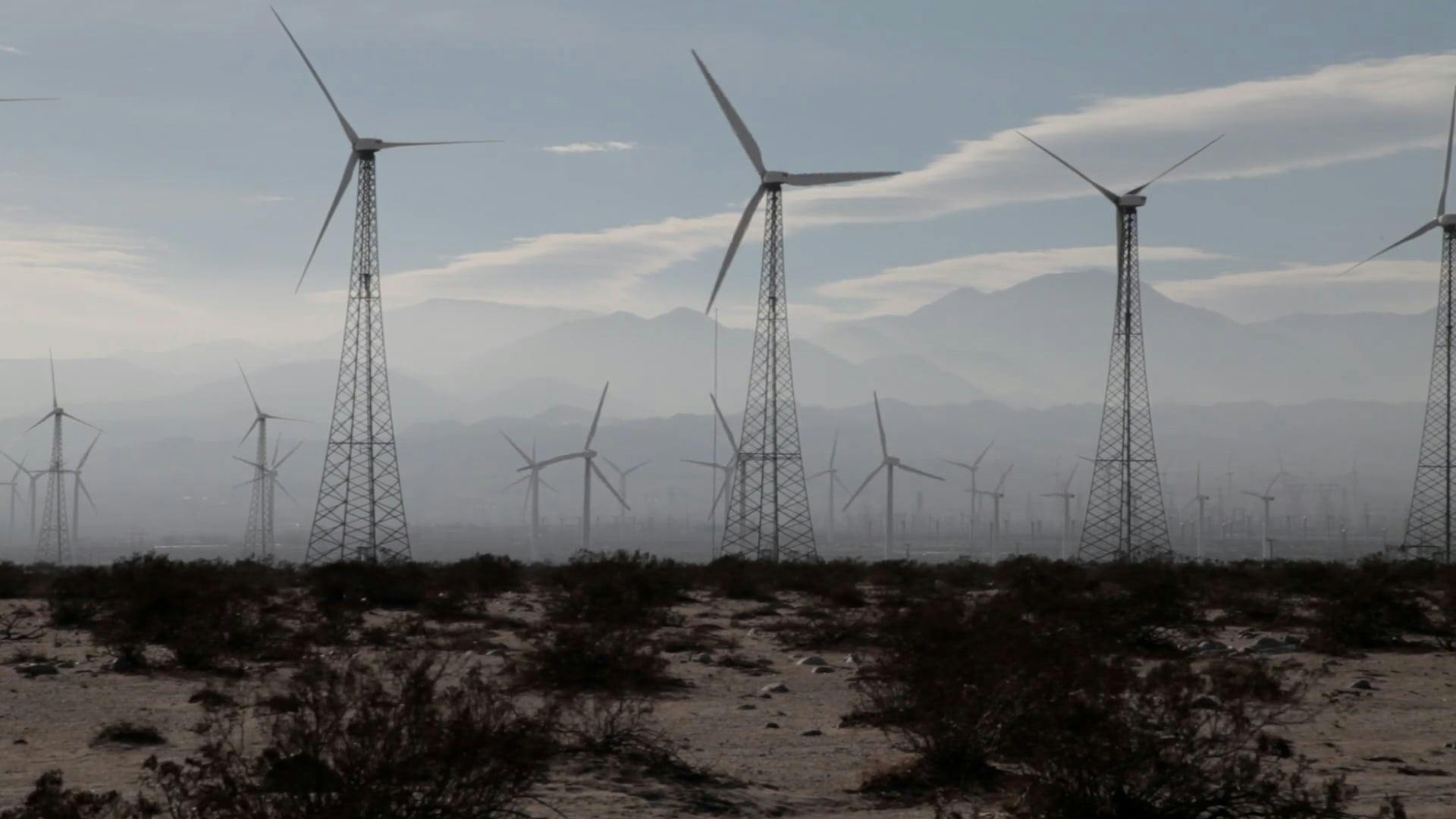 A Windmill In Operation For Renewable Energy Production Free Stock ...