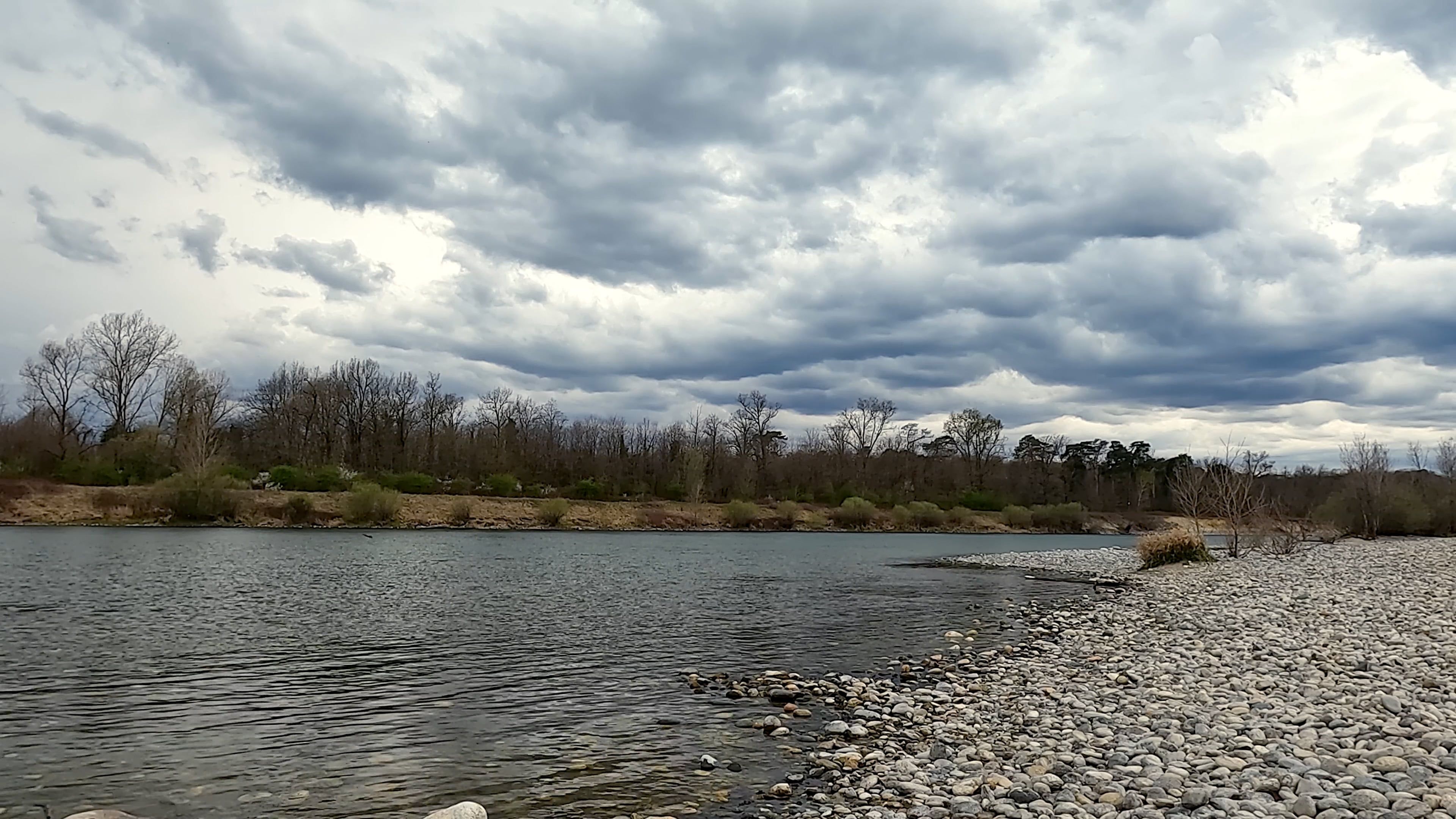 Piles Of Loose Rocks Along The Riverside Free Stock Video Footage ...