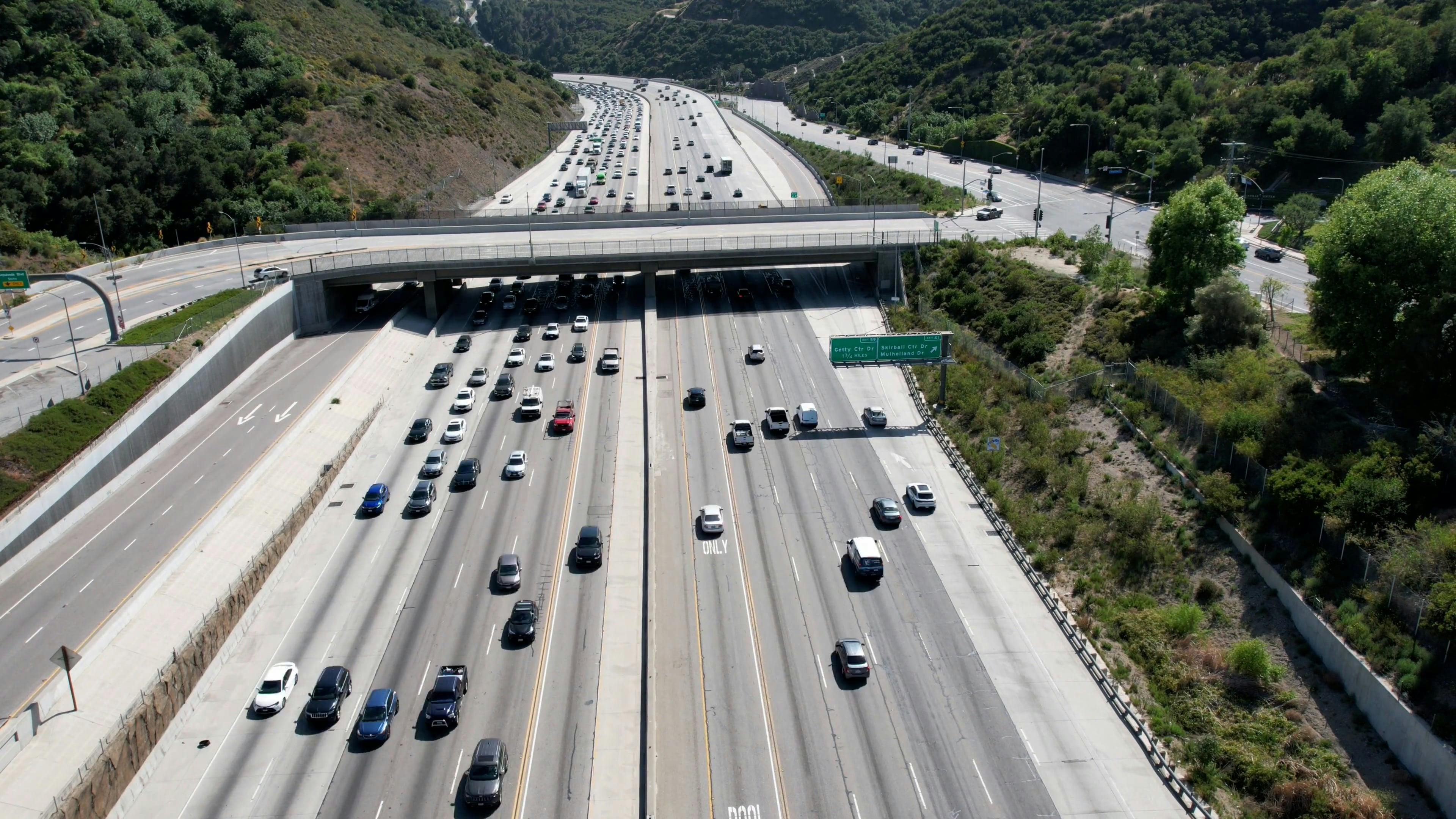 Time Lapse of Traffic on Freeway Free Stock Video Footage, Royalty-Free ...