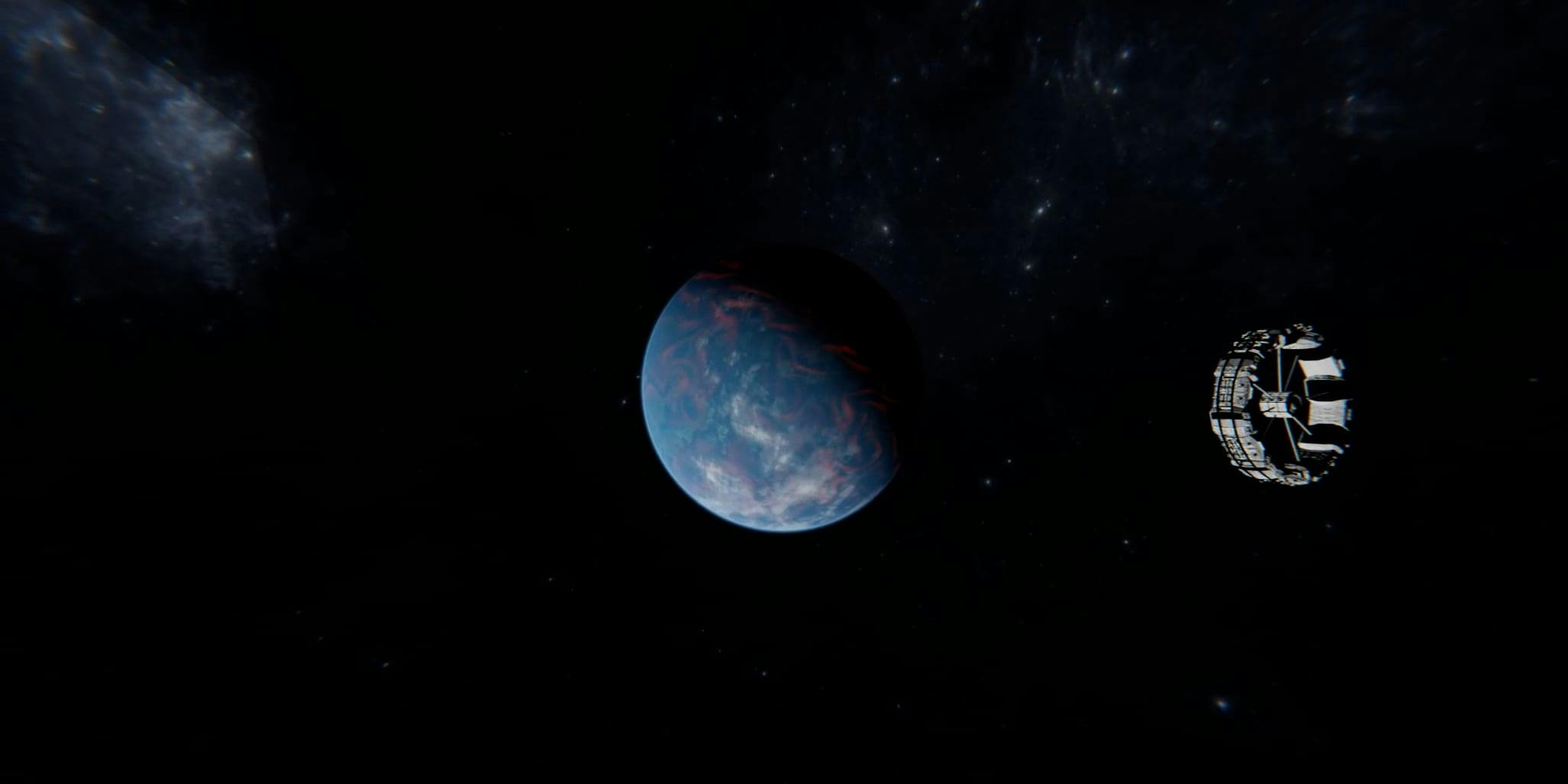 Illustration Of Meteorites In Outer Space Free Stock Video Footage ...