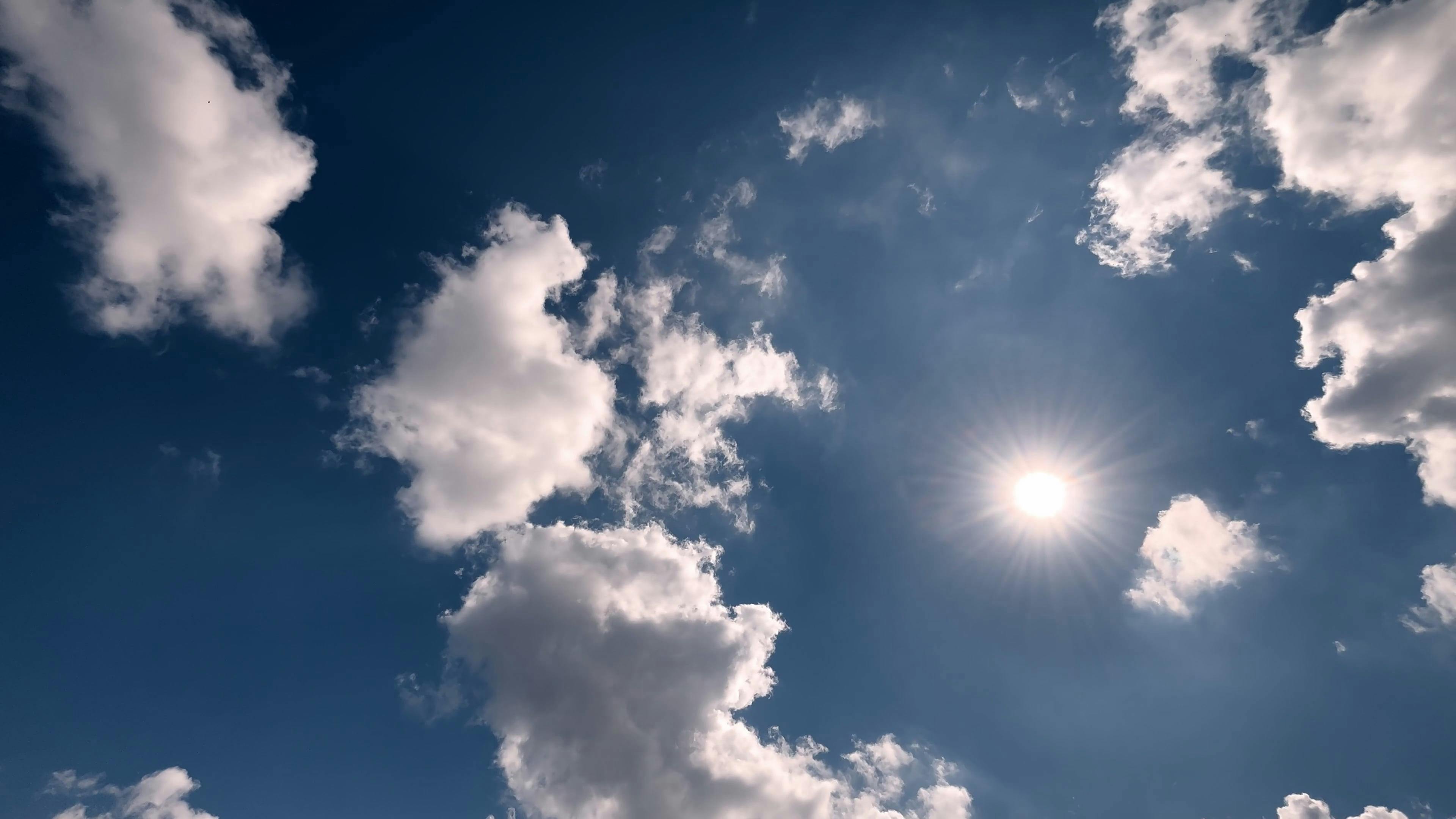 Clouds Moving in Sky Free Stock Video Footage, Royalty-Free 4K & HD ...