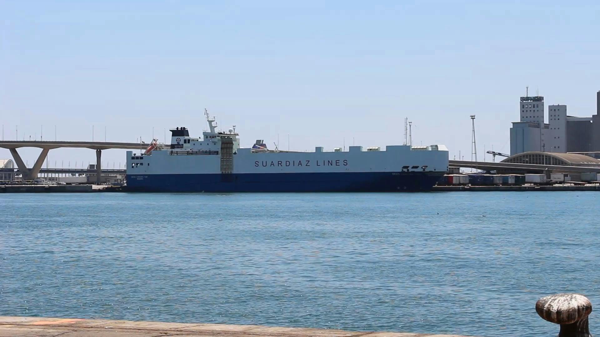 Cargo Ships at the Ocean from Different Video Angles Free Stock Video ...