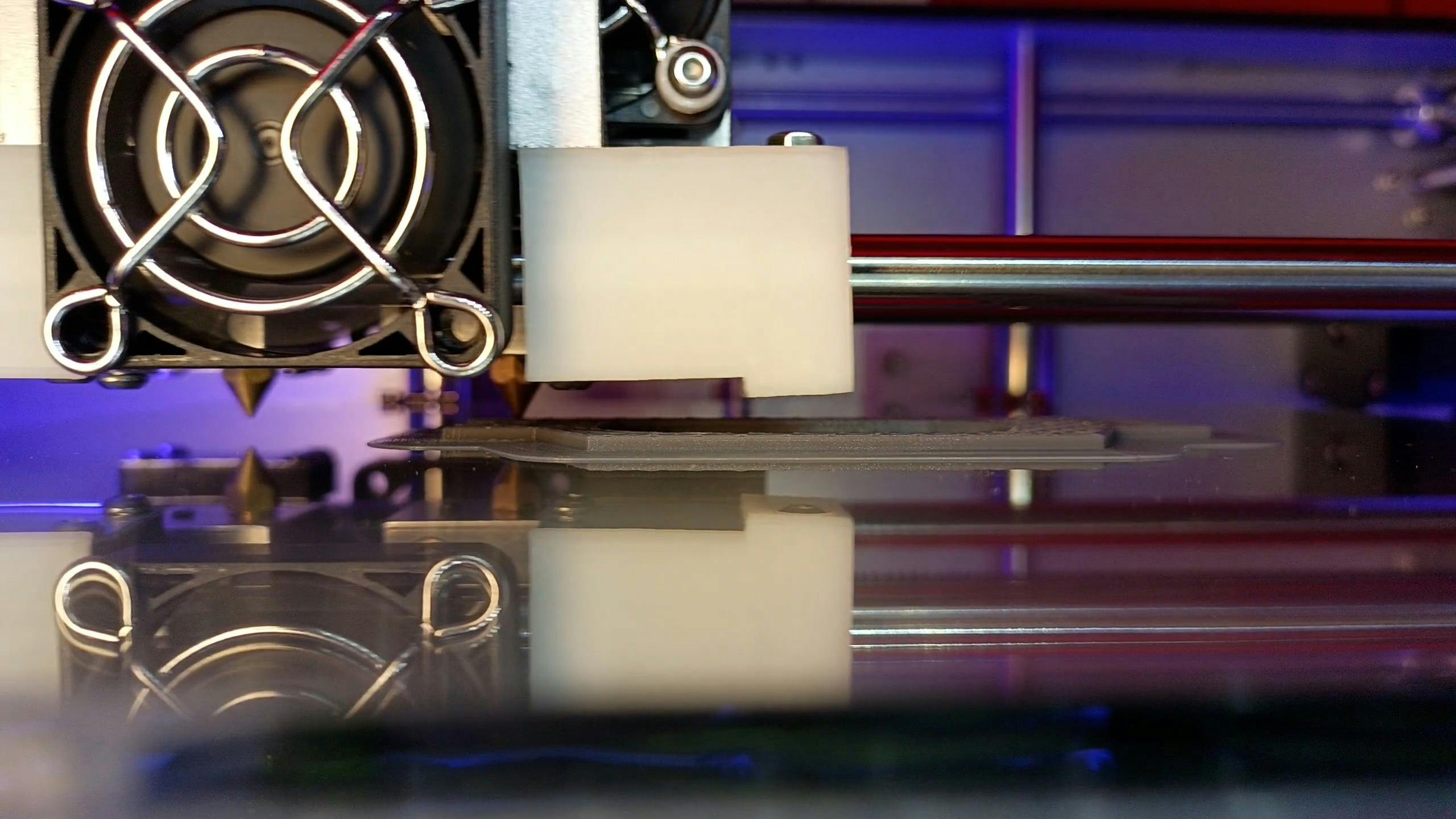 High Tech Printing Of A Lizard's Image Free Stock Video Footage ...