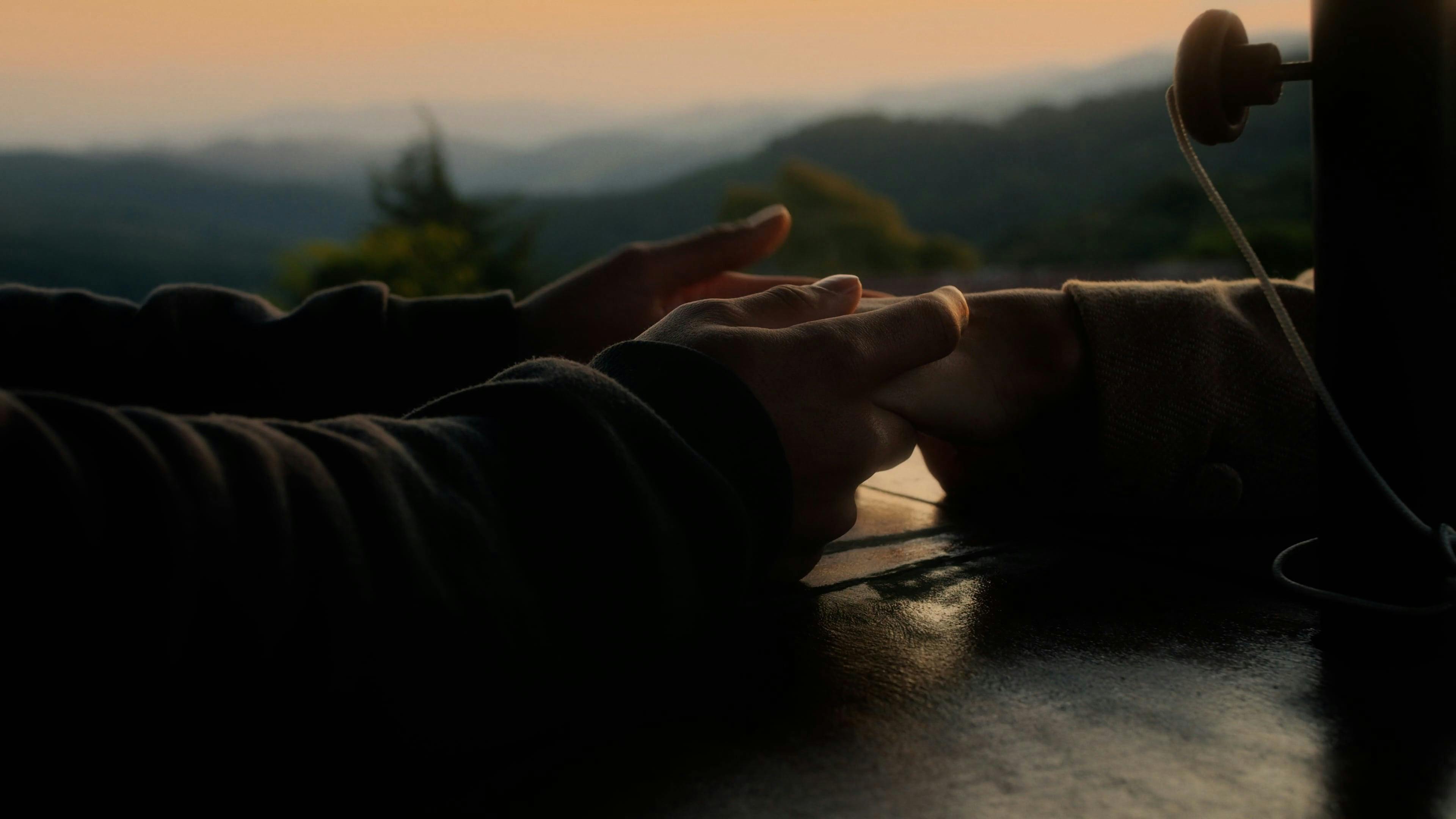 A Couple Holding Hands and Caressing Each Other Free Stock Video ...