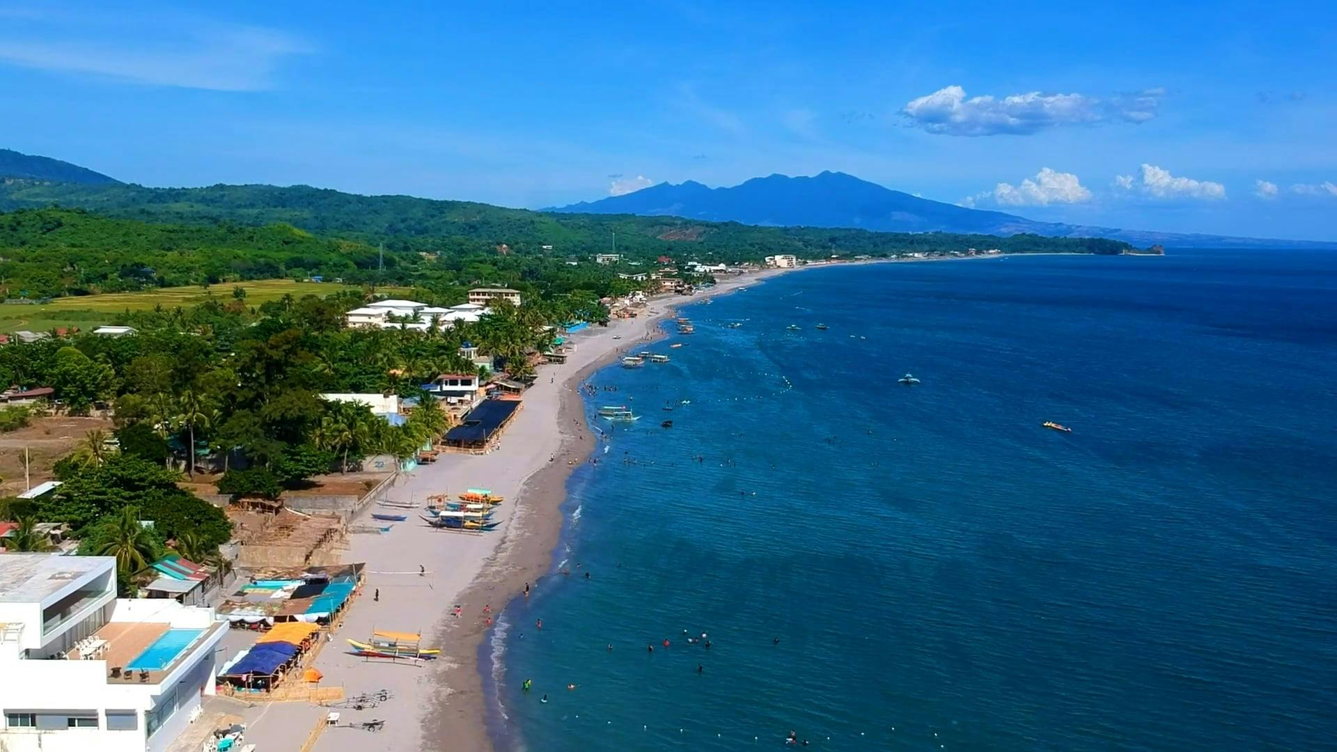 Village on Beach on Sea Shore Free Stock Video Footage, Royalty-Free 4K ...