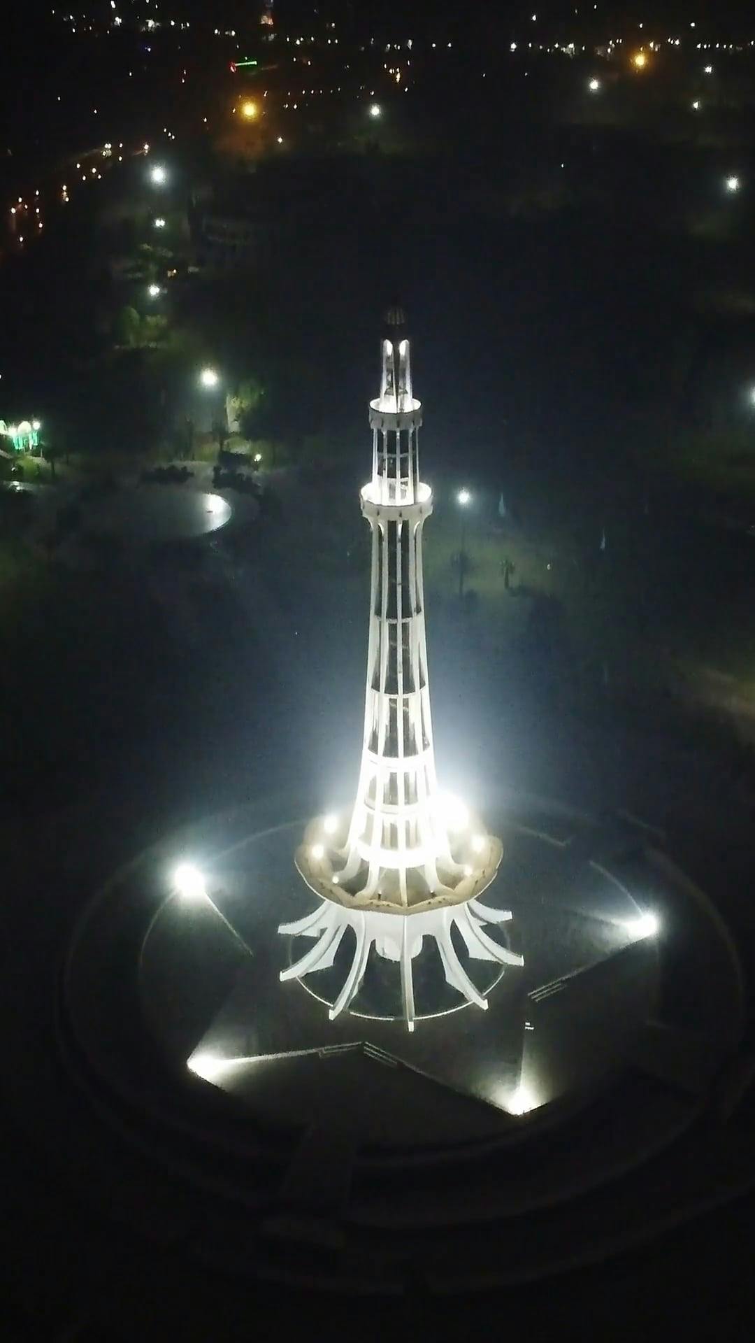 Illuminated Monument in Park Free Stock Video Footage, Royalty-Free 4K ...