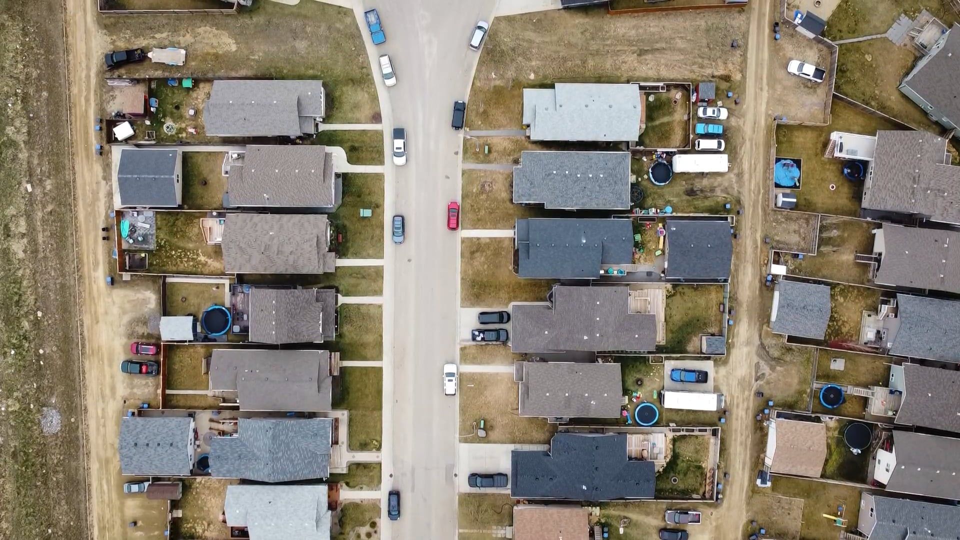 Dead End of Street in Residential District Free Stock Video Footage ...
