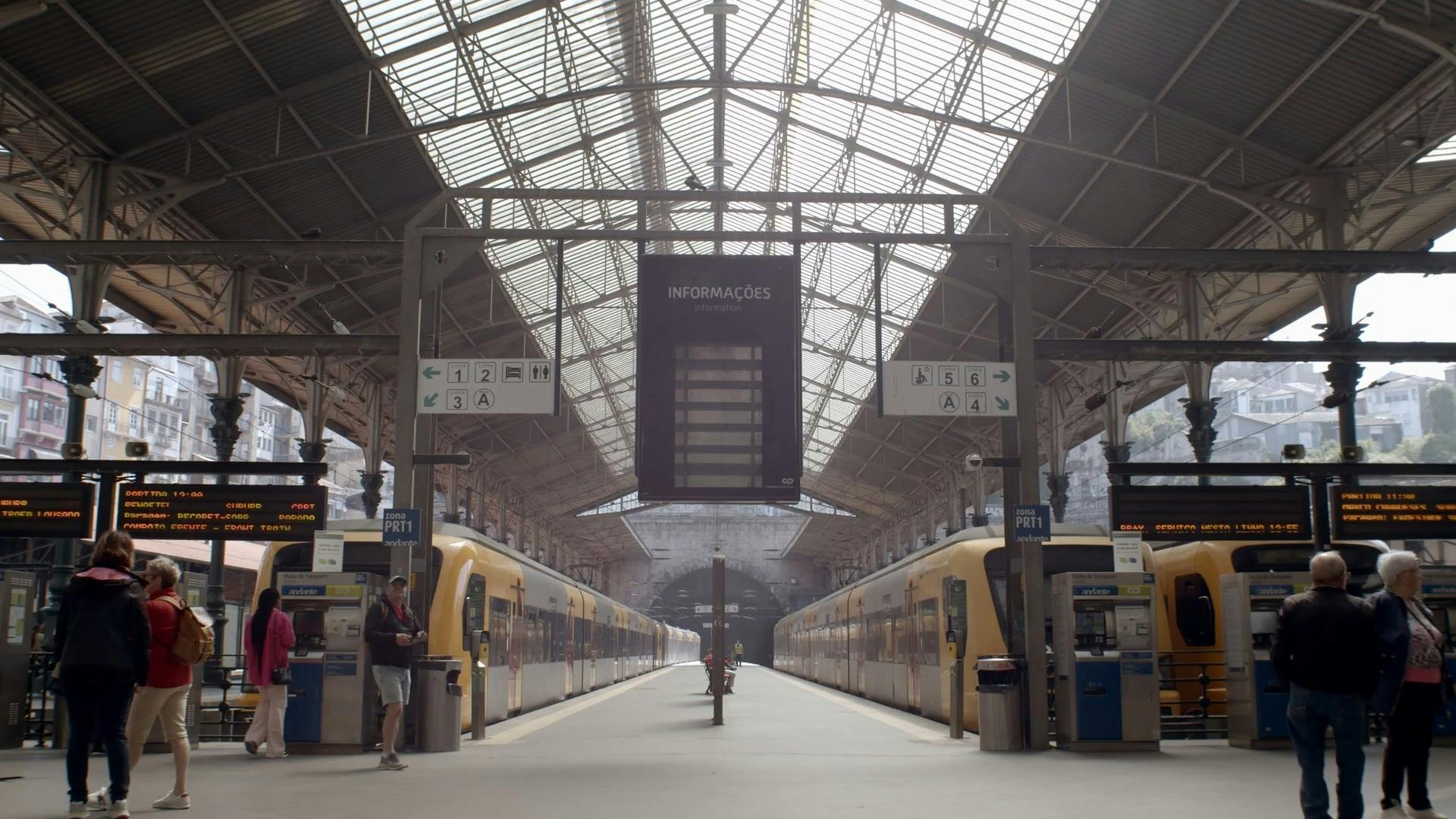 Trains on Train Station Free Stock Video Footage, Royalty-Free 4K & HD ...