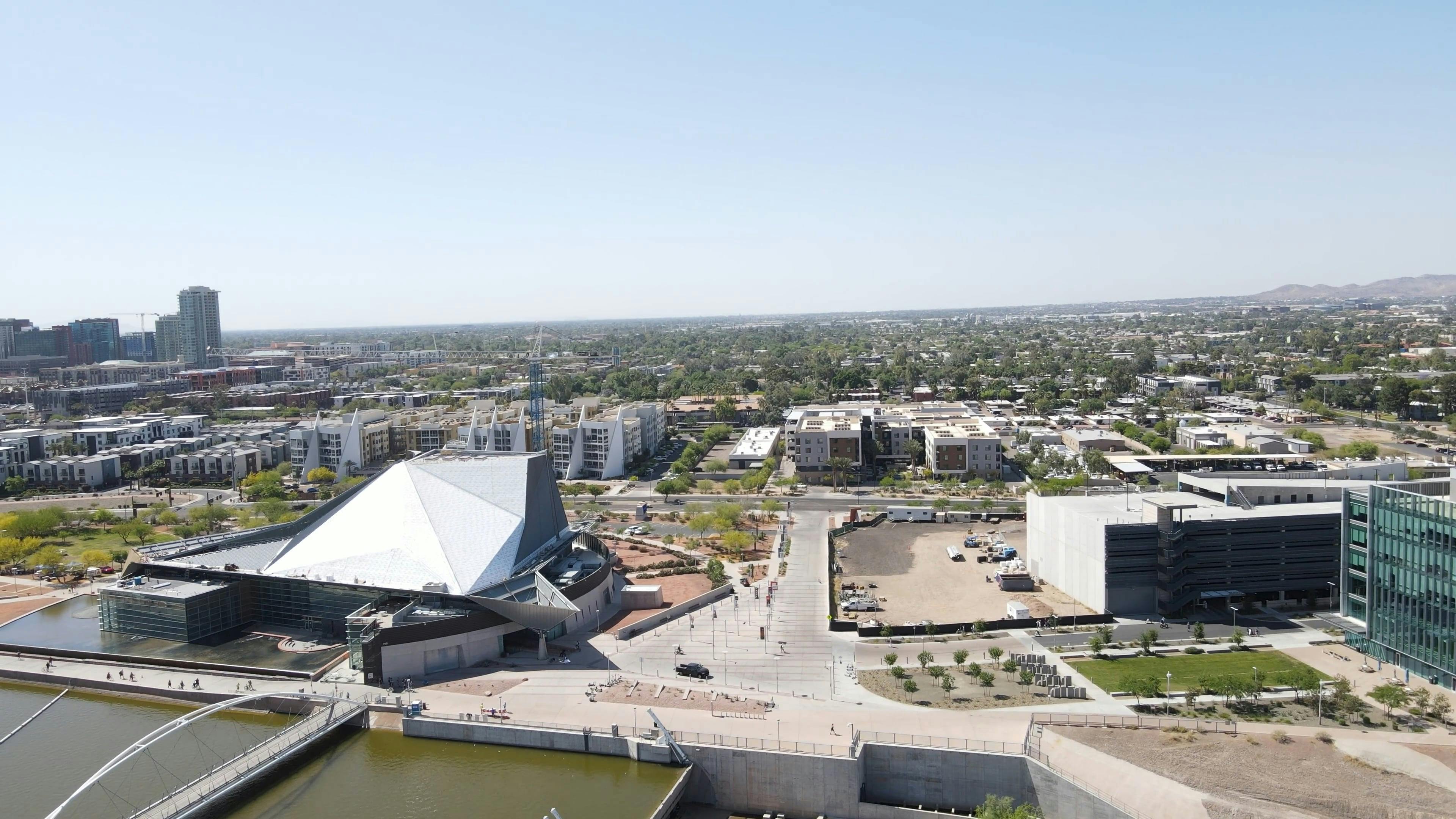 Drone Footage of Tempe City in Arizona Free Stock Video Footage ...