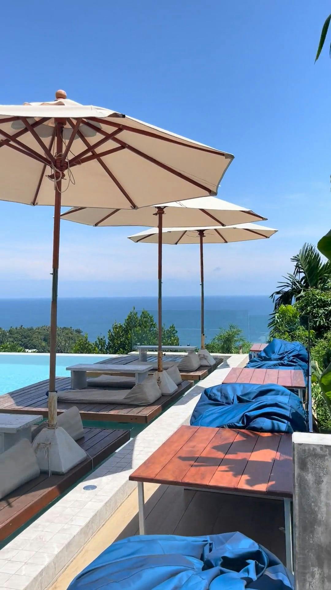 Swimming Pool with Overlooking View Free Stock Video Footage, Royalty ...