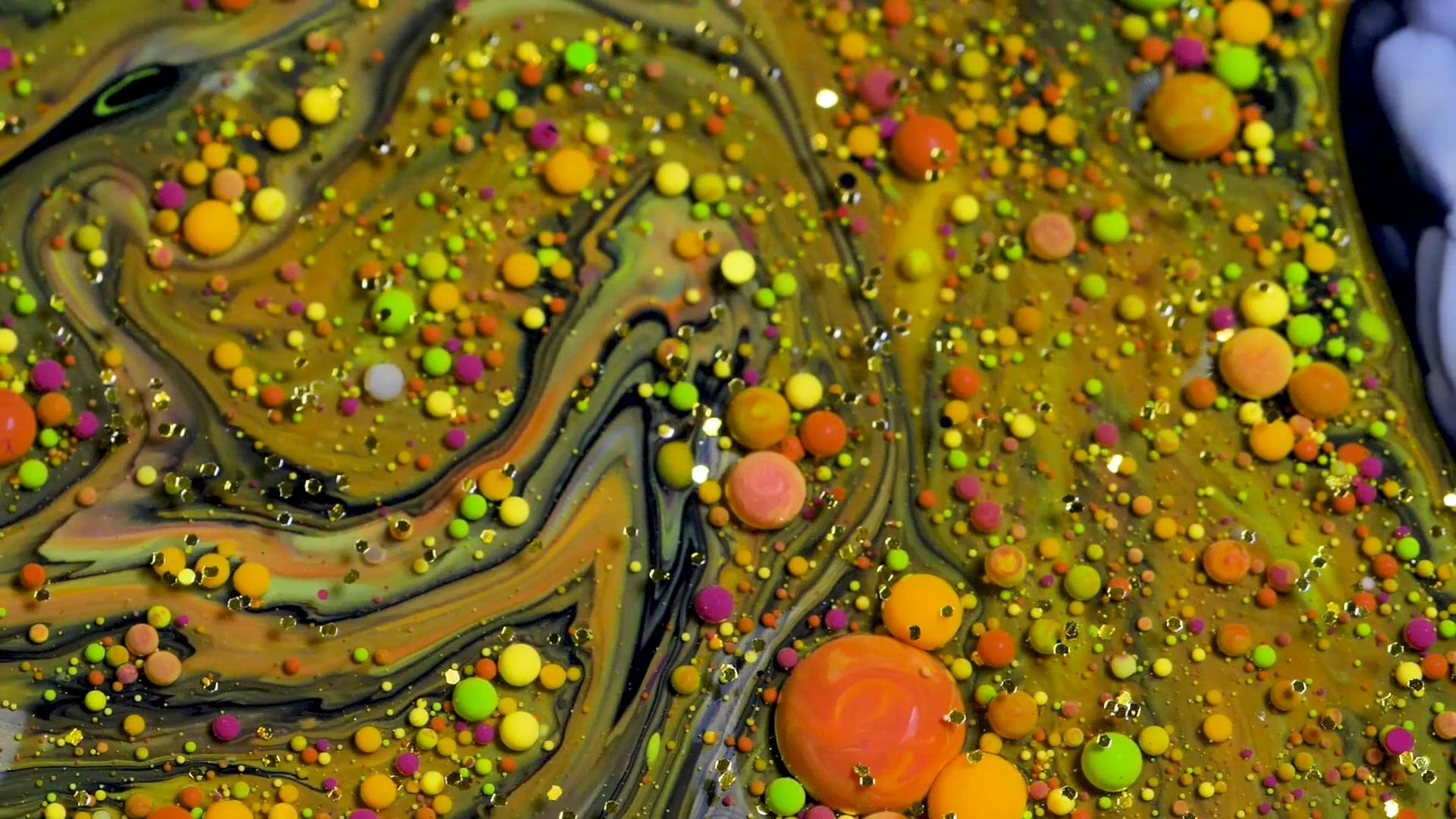 Mixing Yellow With White Color Free Stock Video Footage, Royalty-Free ...