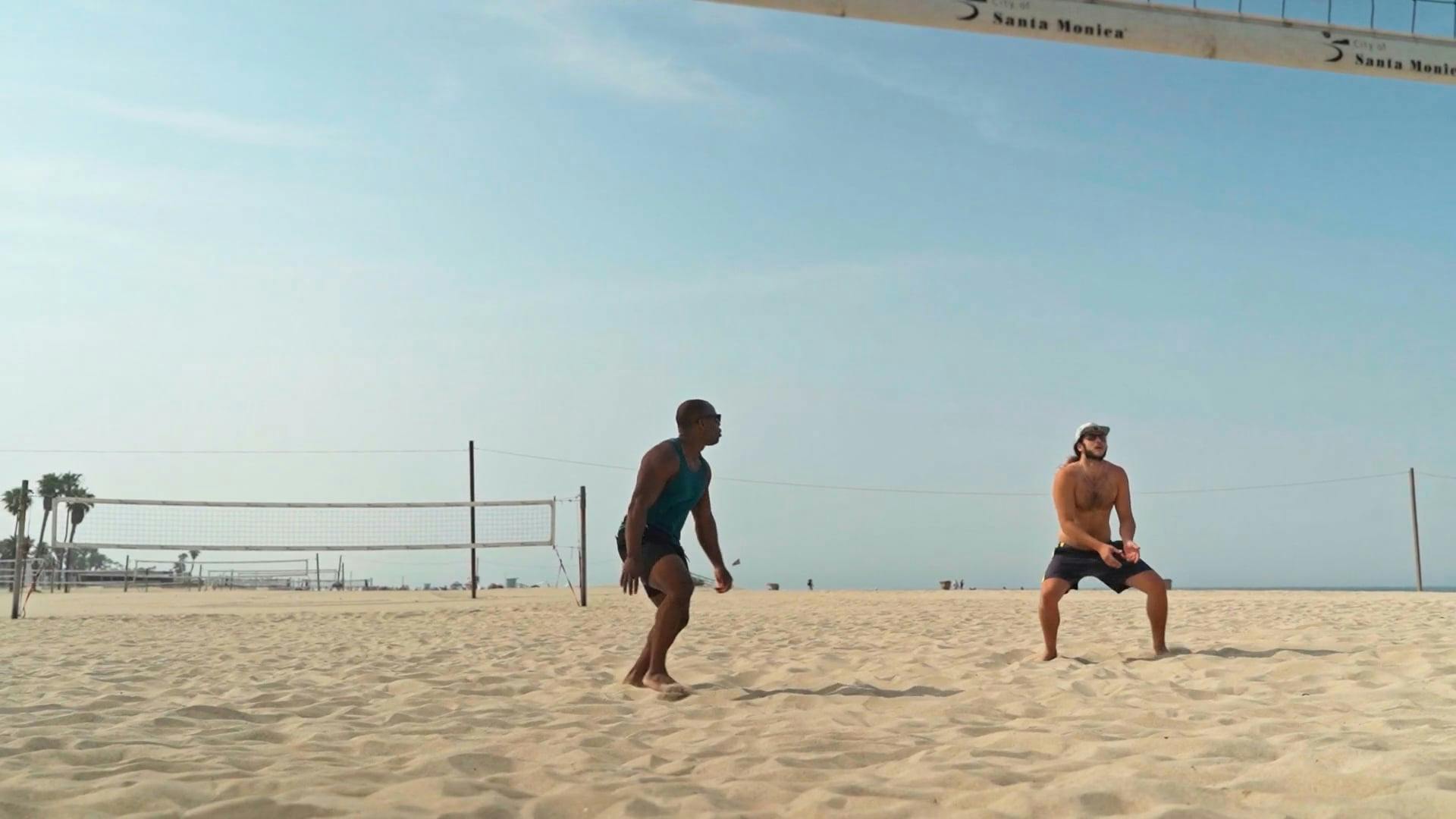 Playing Kickball At The Beach During Sunset Free Stock Video Footage ...