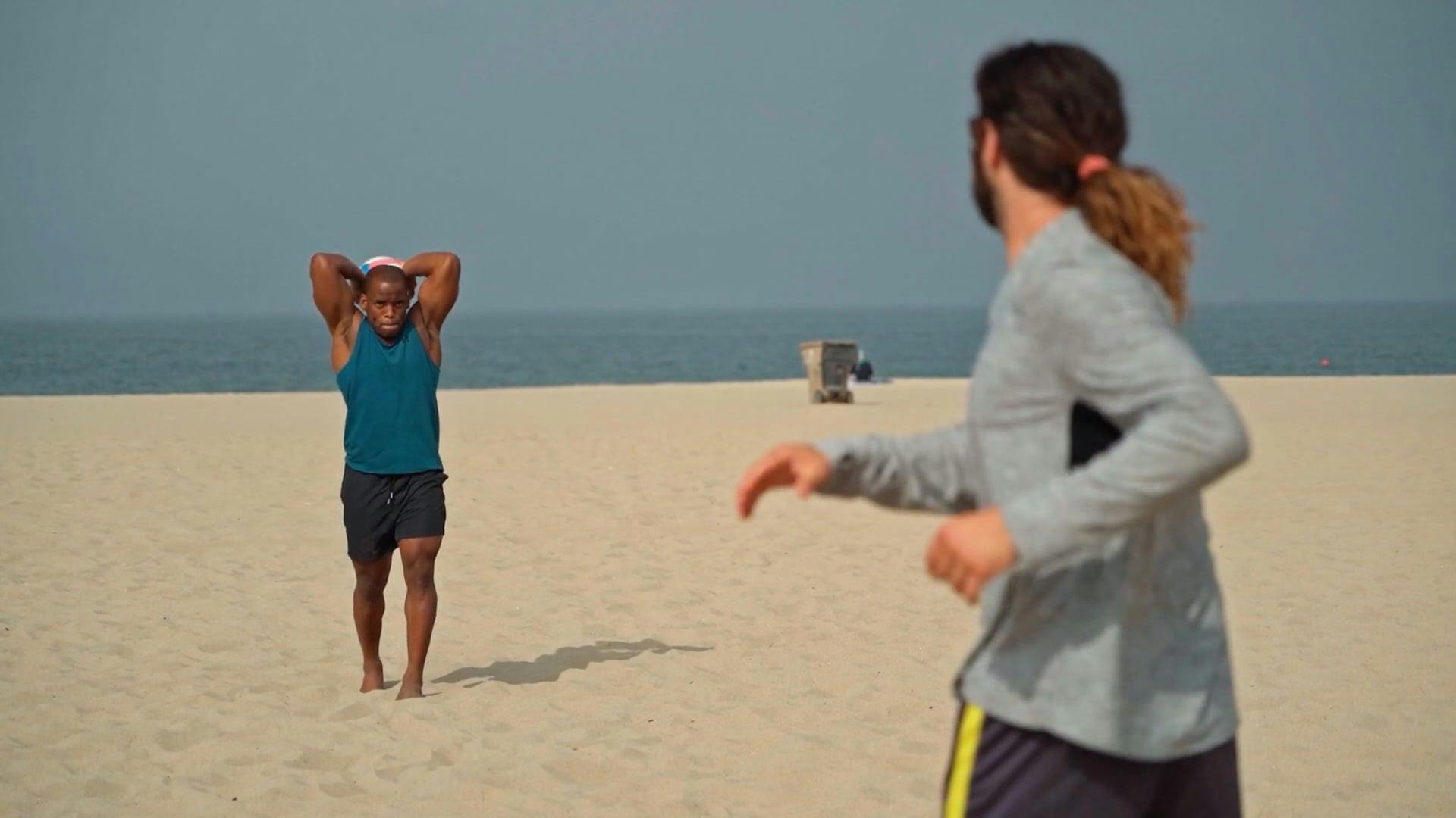 Playing Kickball At The Beach During Sunset Free Stock Video Footage ...