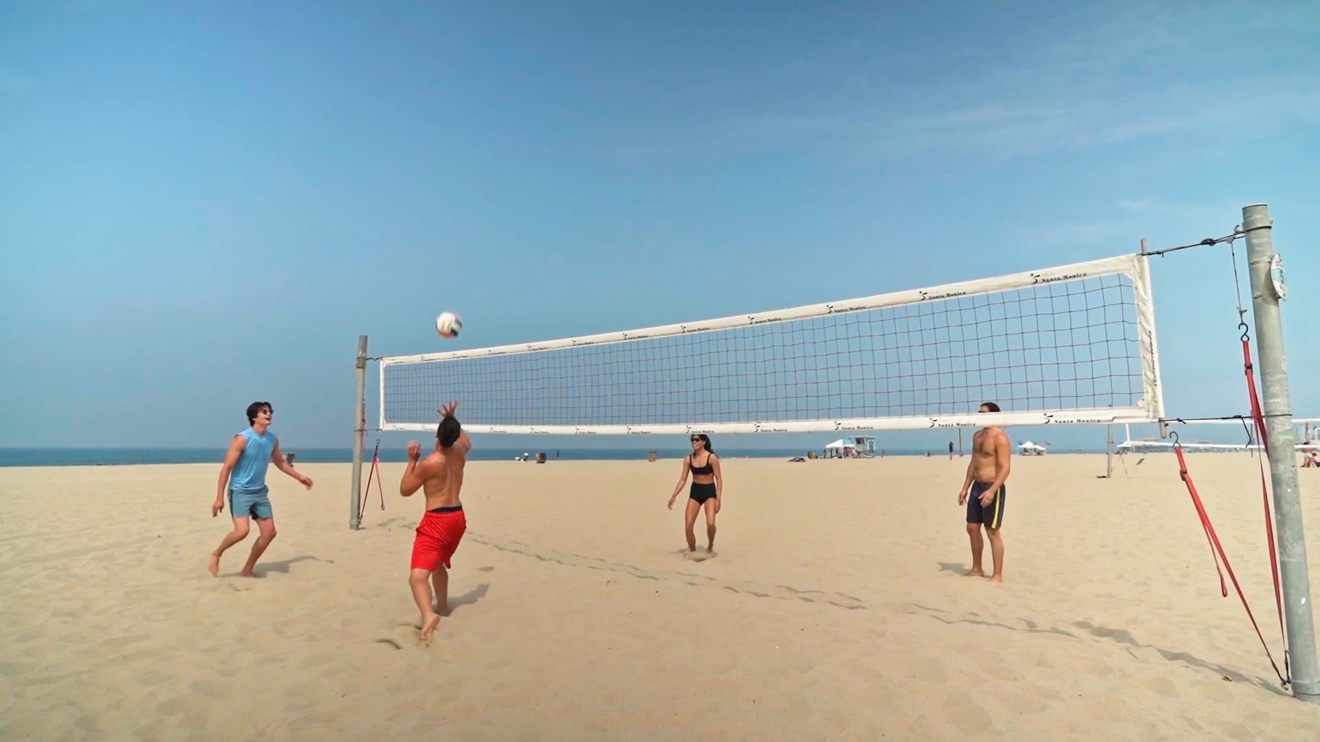 Group of People Passing the Ball to Each Other Free Stock Video Footage ...