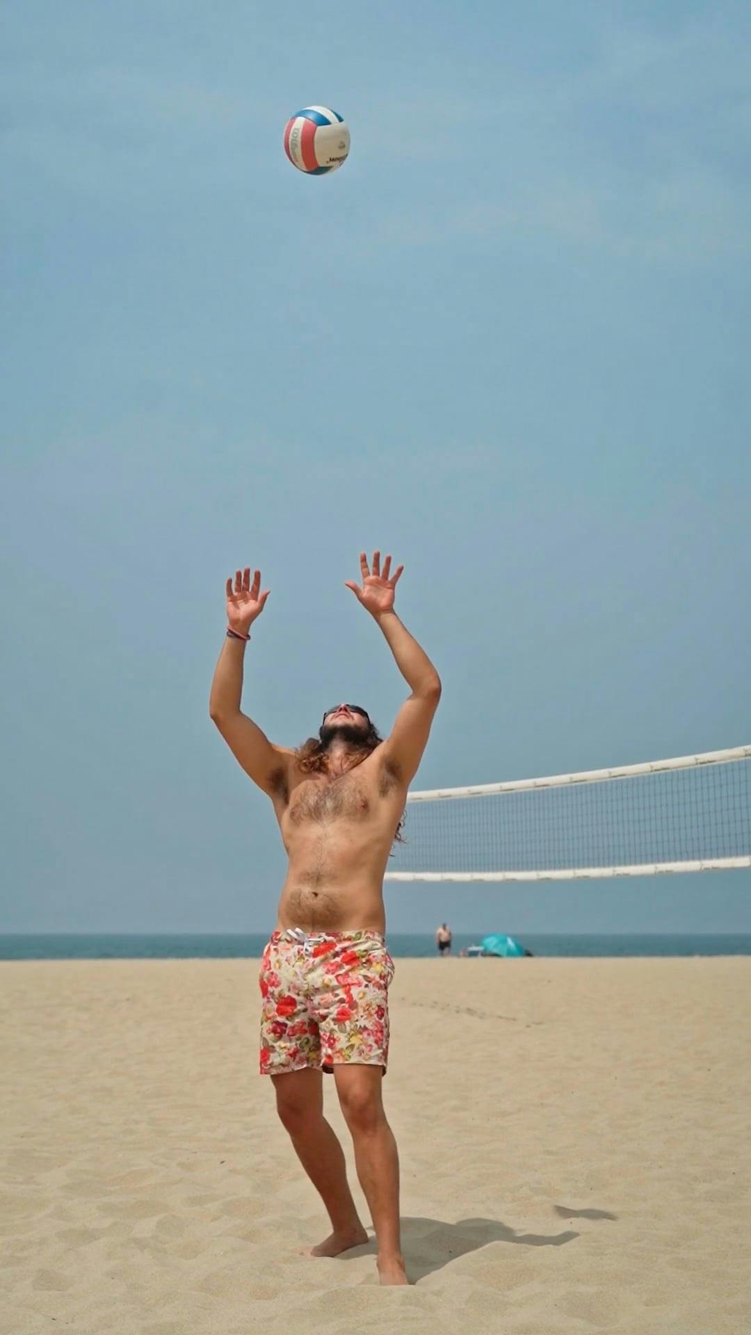 Playing Kickball At The Beach During Sunset Free Stock Video Footage ...