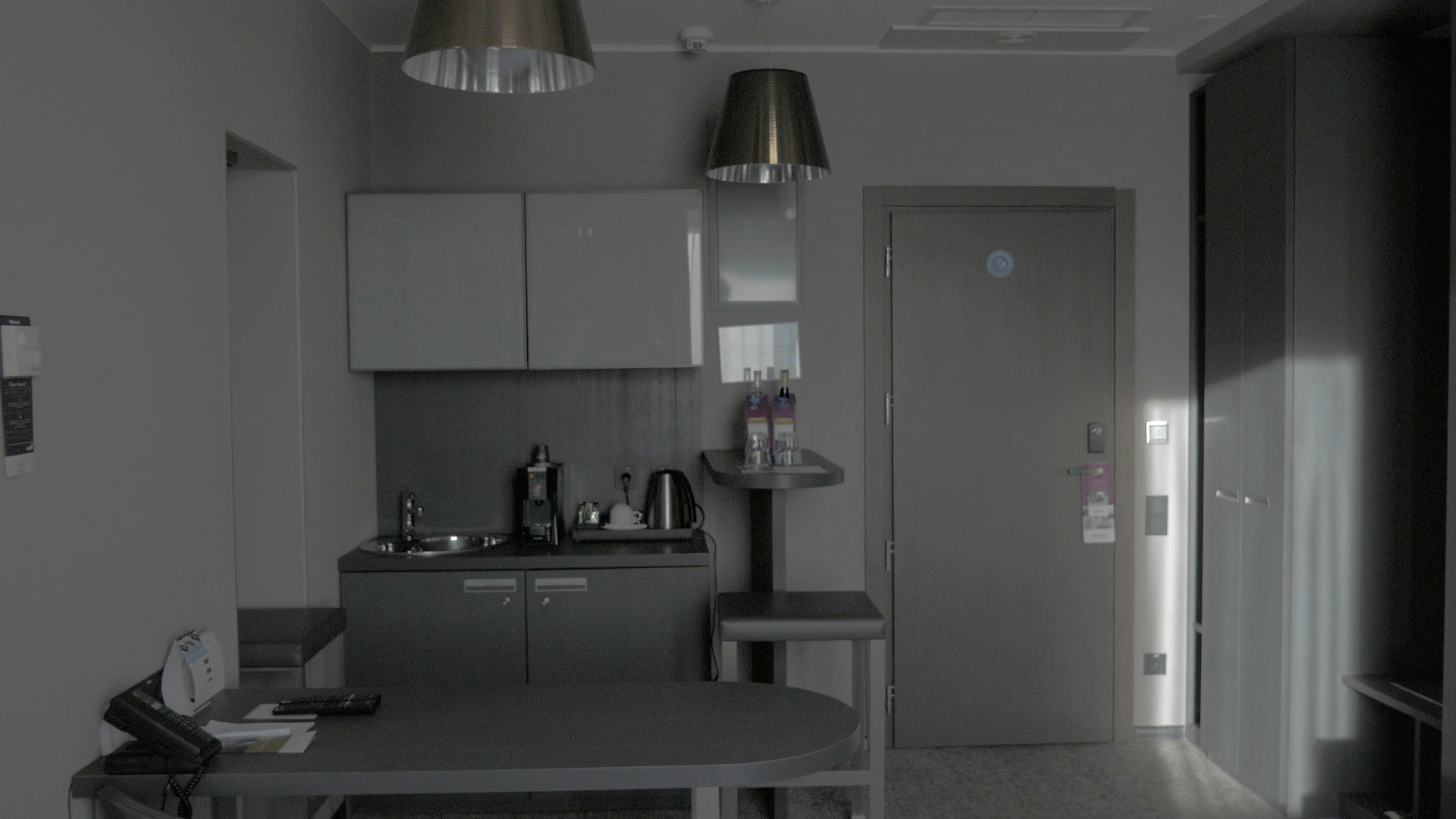 Kitchenette in Hotel Room Free Stock Video Footage, Royalty-Free 4K ...