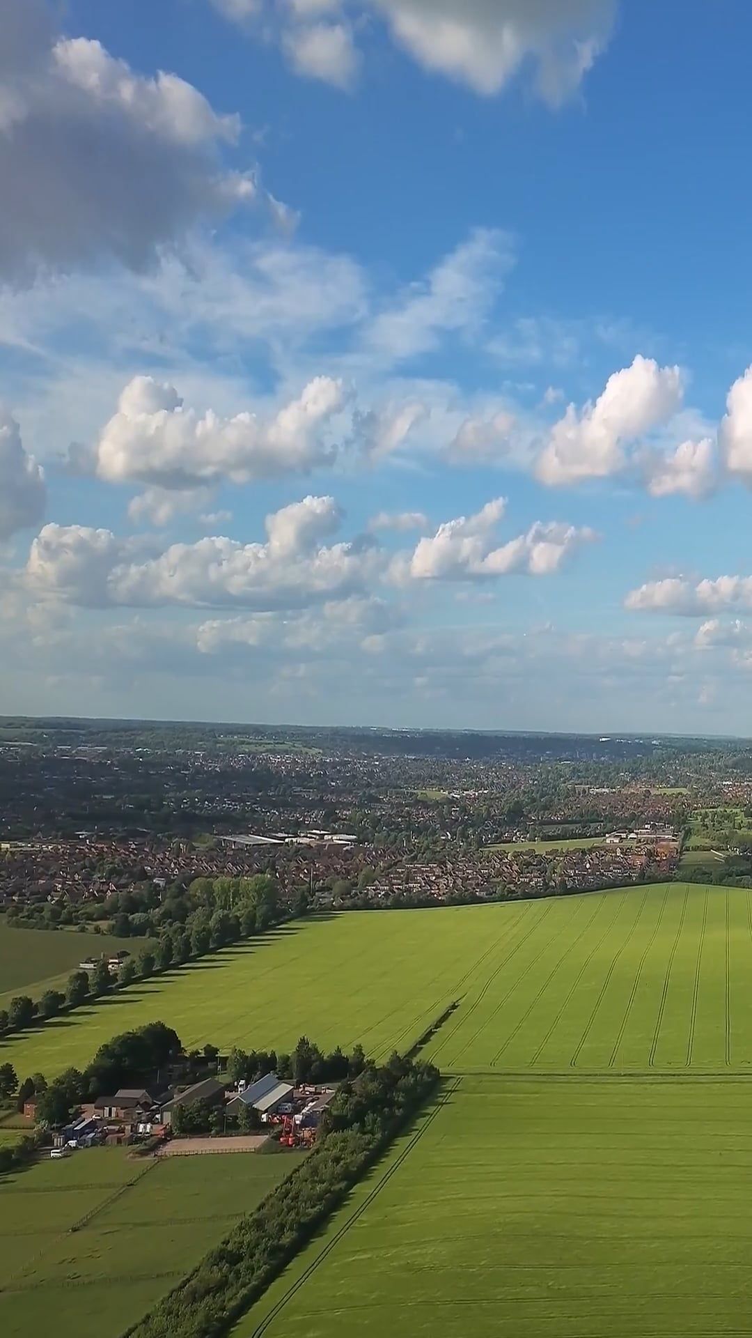 Clouds in Sky over City Suburbs Free Stock Video Footage, Royalty-Free ...