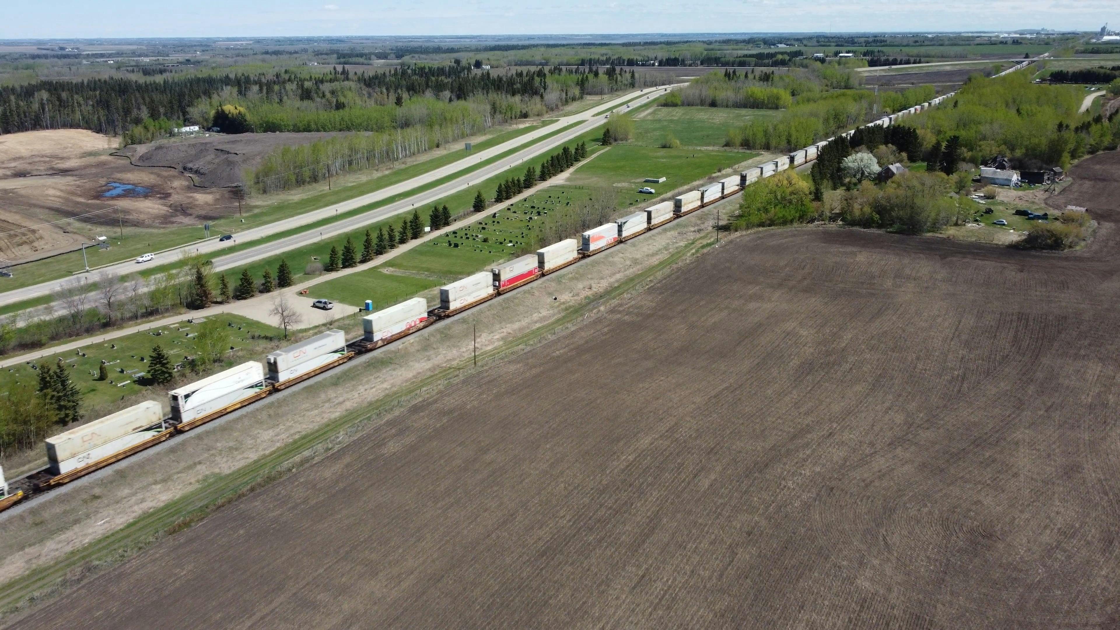 Freight Train in Canada Free Stock Video Footage, Royalty-Free 4K & HD ...