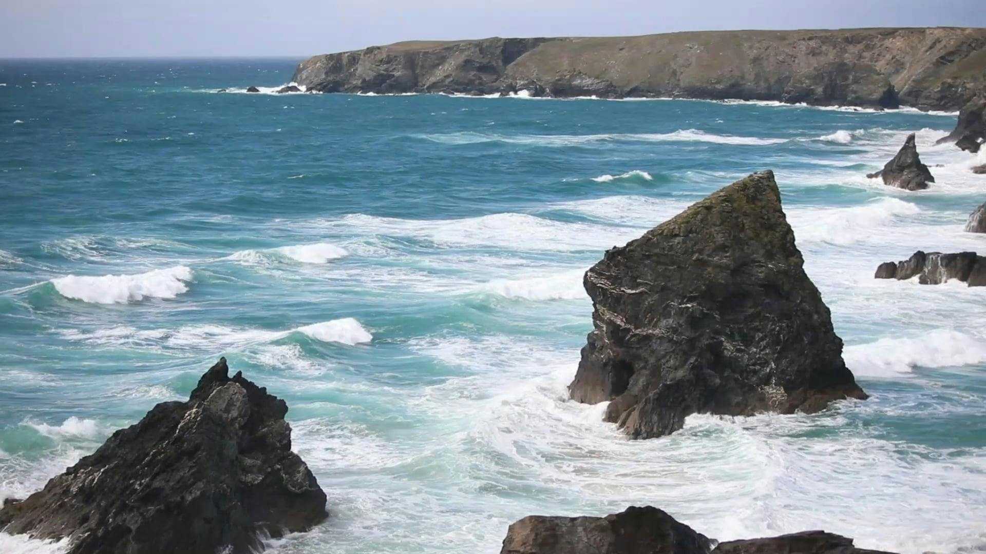 Water Crashing Over The Rocks Free Stock Video Footage, Royalty-Free 4K ...