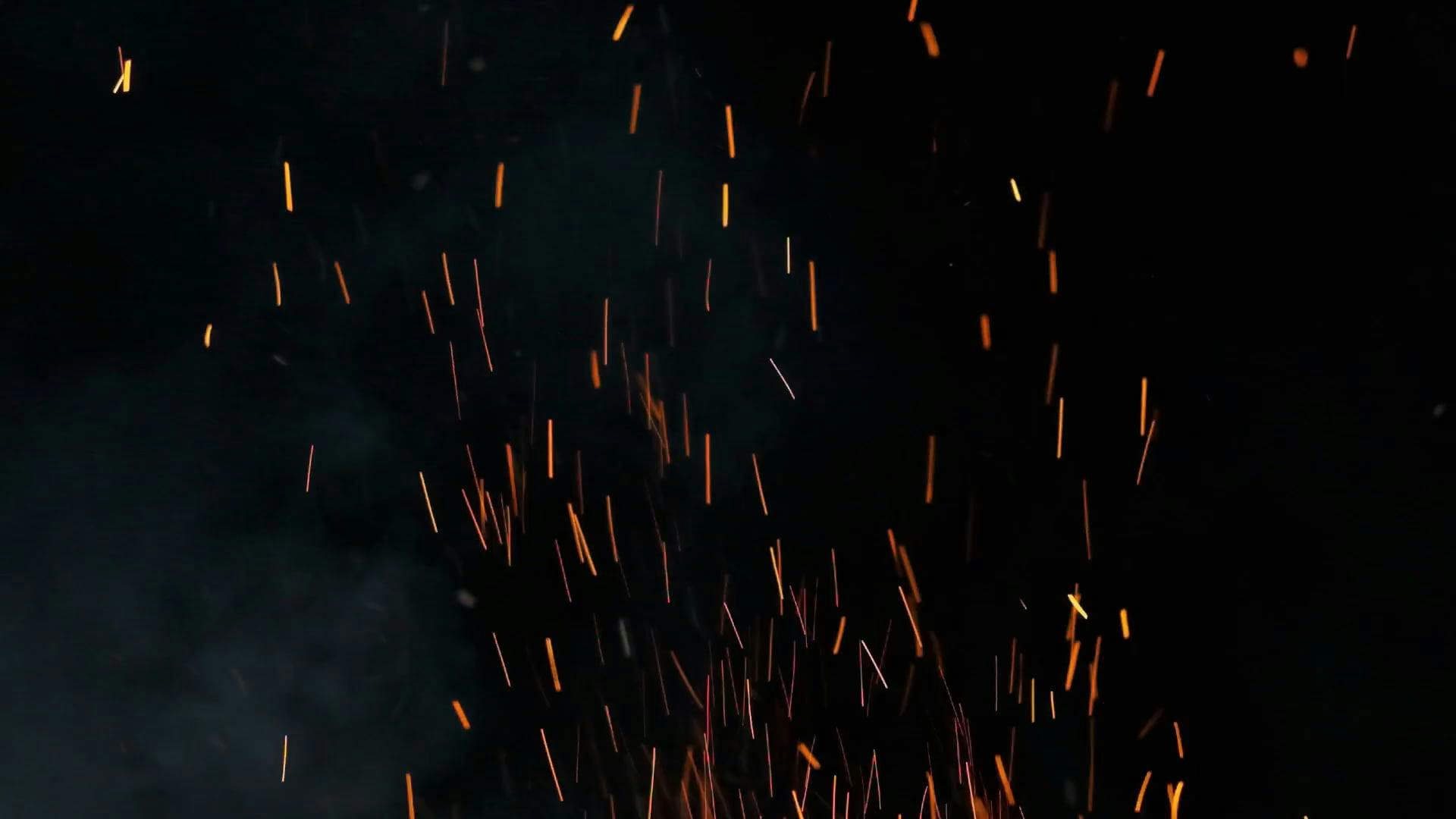 Fire Sparks Going up in Slow Motion Free Stock Video Footage, Royalty ...