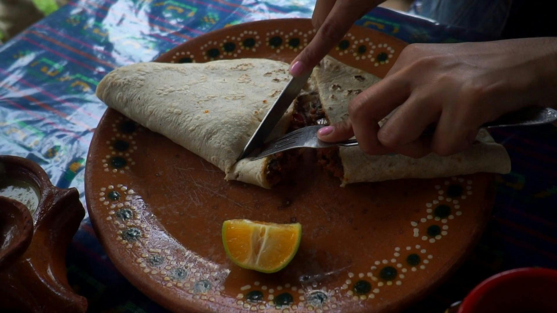 Hands Cutting Tortilla Free Stock Video Footage, Royalty-Free 4K & HD ...