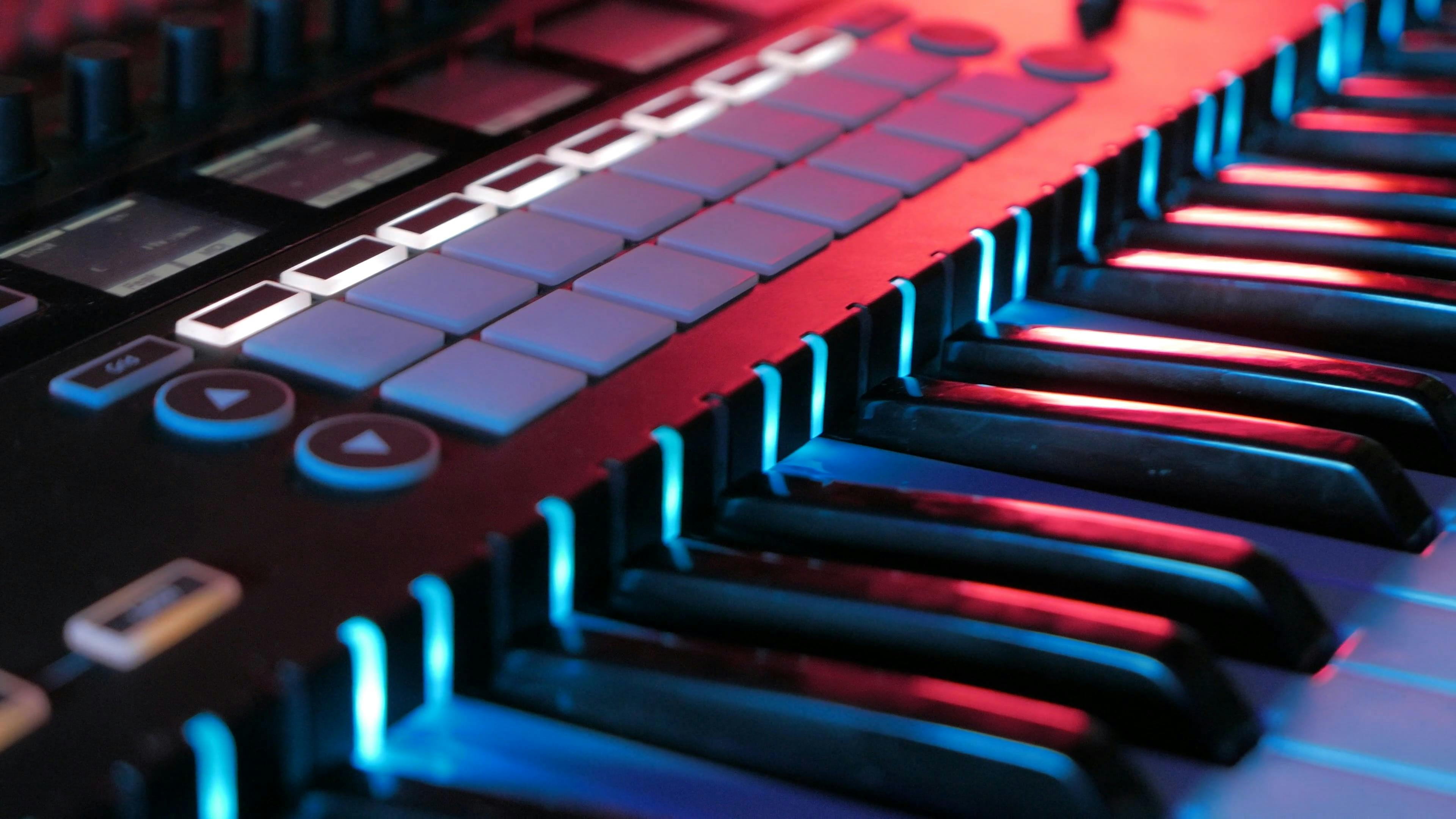 Close up of Hands Playing on Keyboard Free Stock Video Footage, Royalty ...