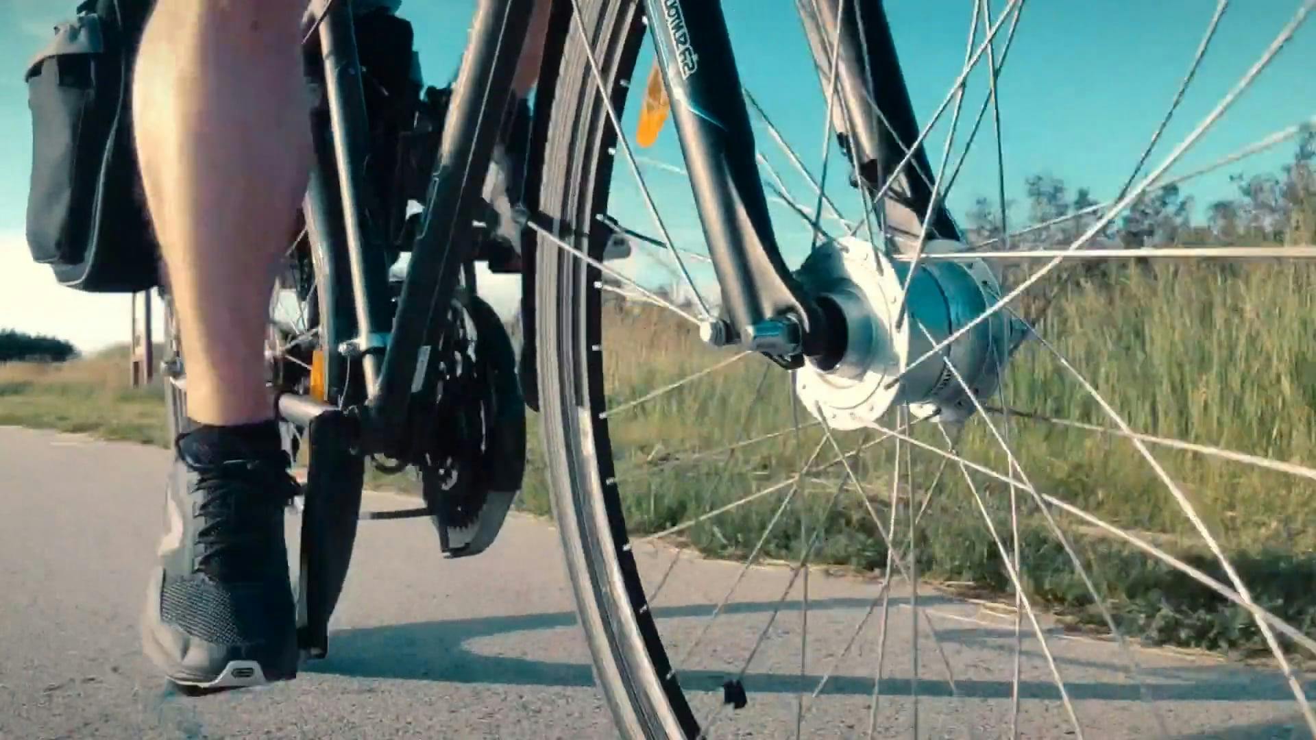 Close up of Bicycle while Cycling Free Stock Video Footage, Royalty ...