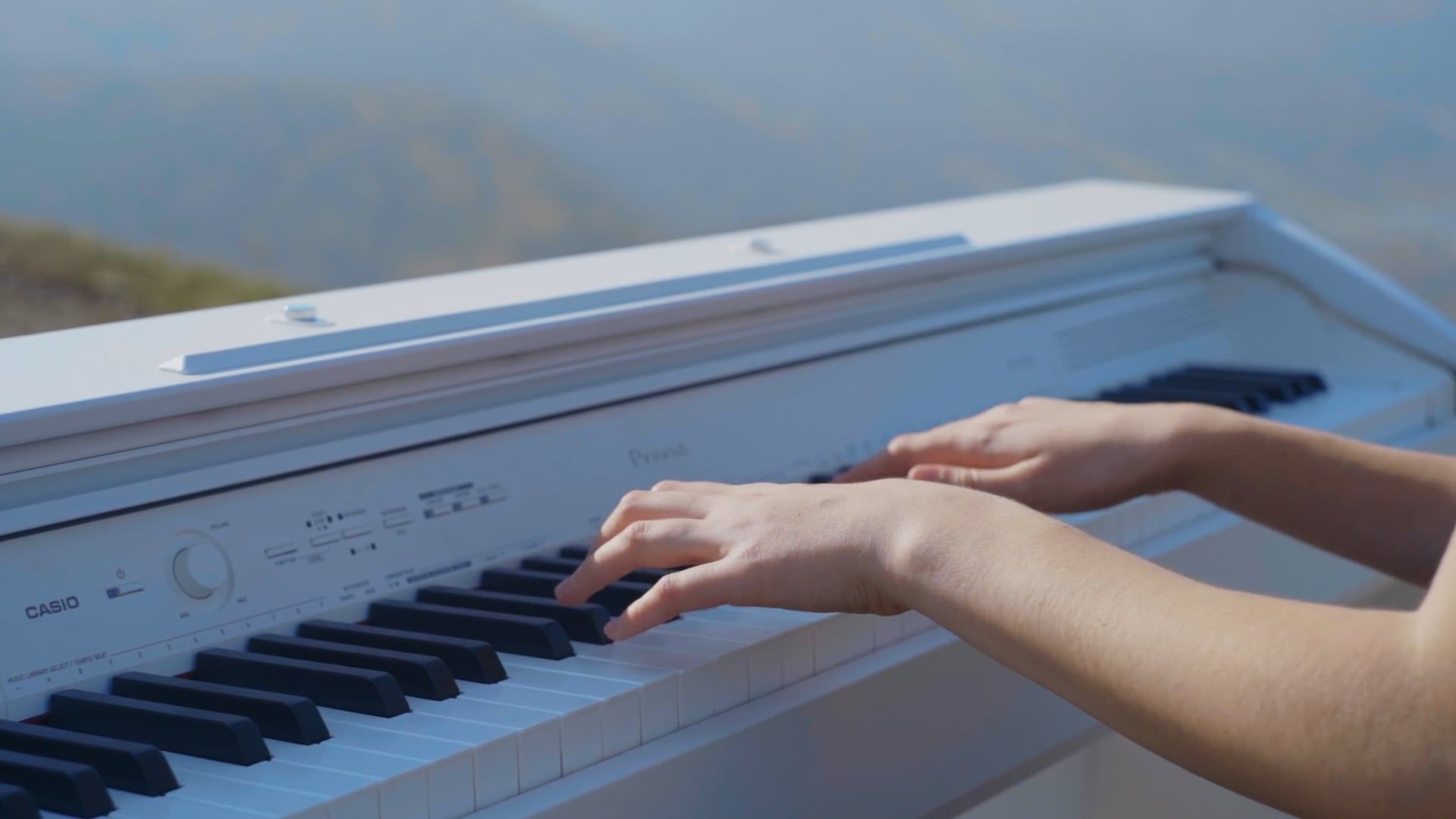Playing on Piano in Slo Mo Free Stock Video Footage, Royalty-Free 4K ...